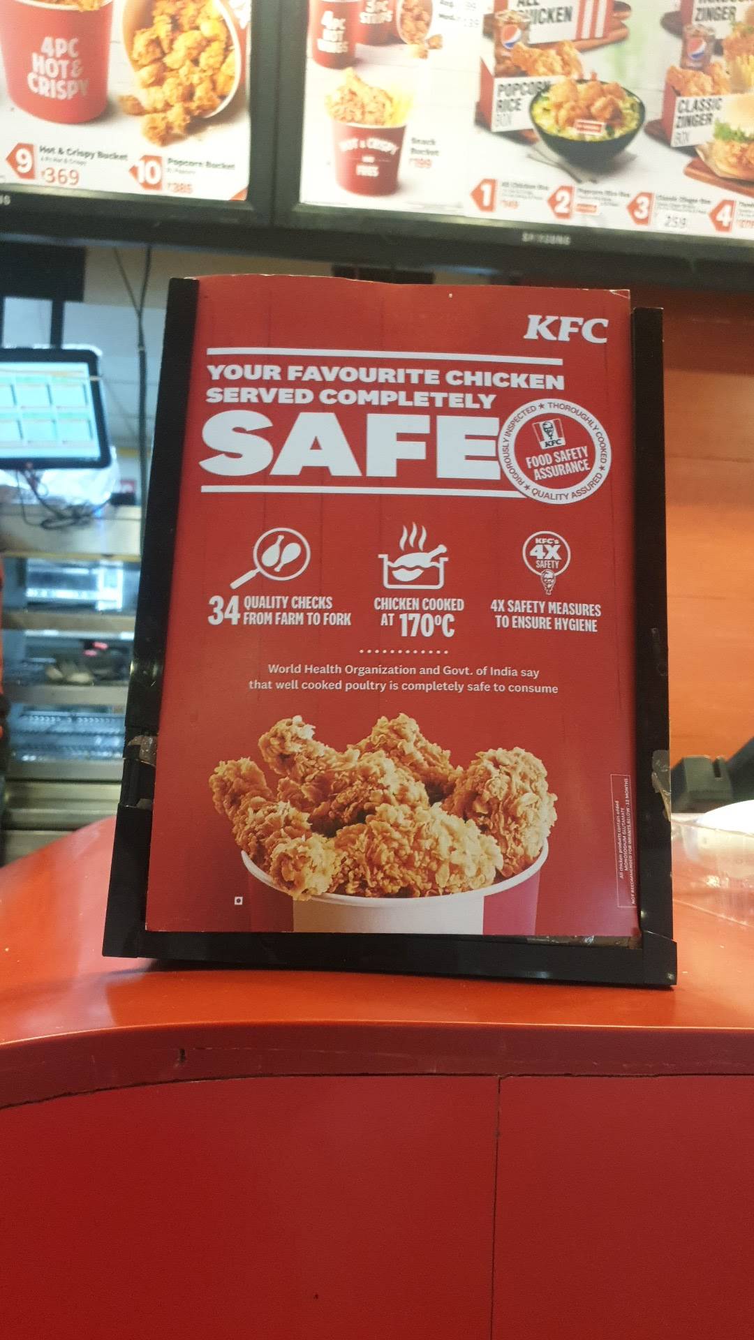 Menu at KFC, Kodungallur, Mughal Mall NH 66