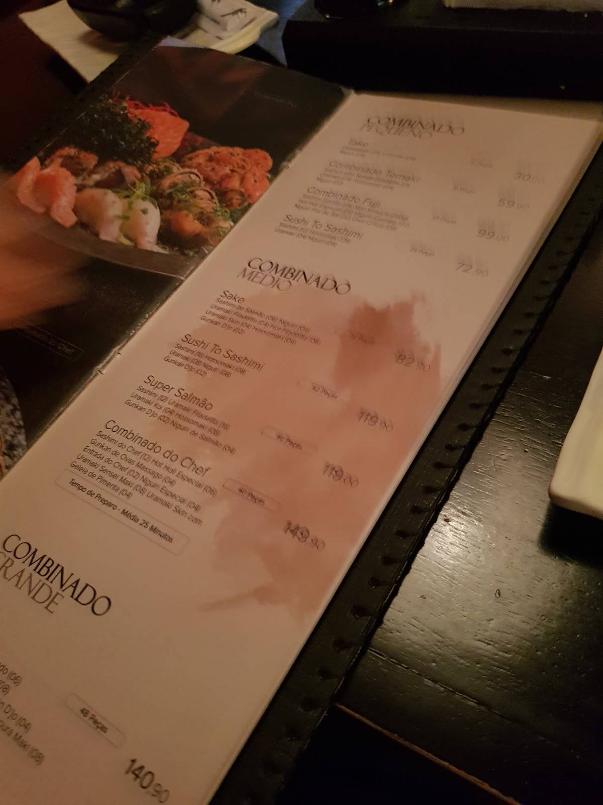 Menu at Koi Sushi restaurant, Balneário Camboriú