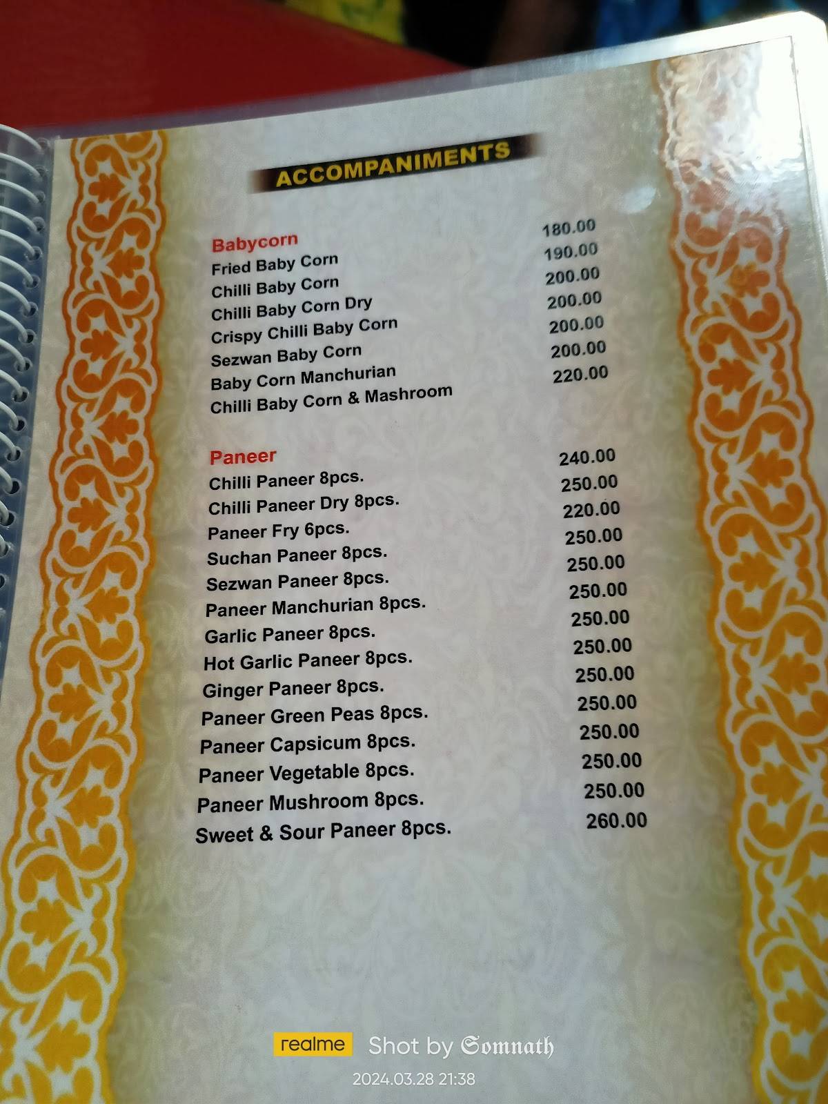 Menu at Lords Restaurant, Kolkata, 12no