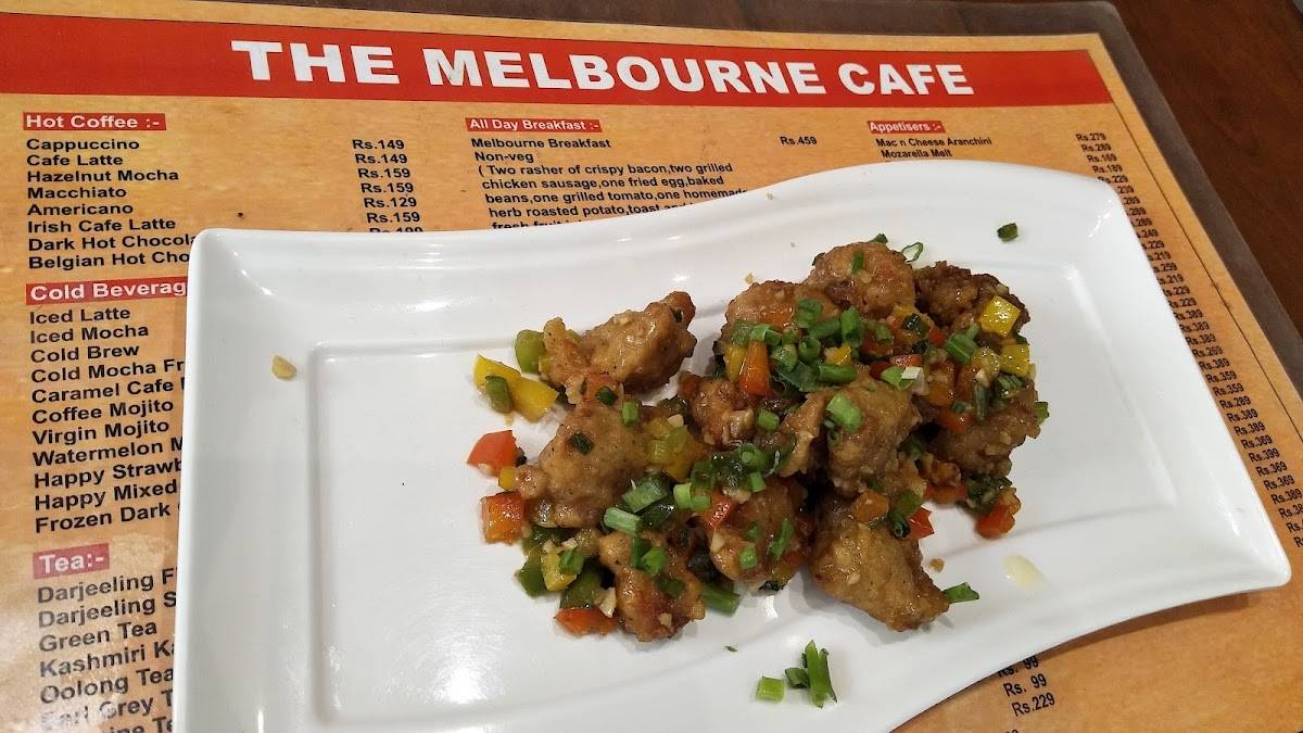 Menu at The Melbourne Cafe, Kolkata, D/2
