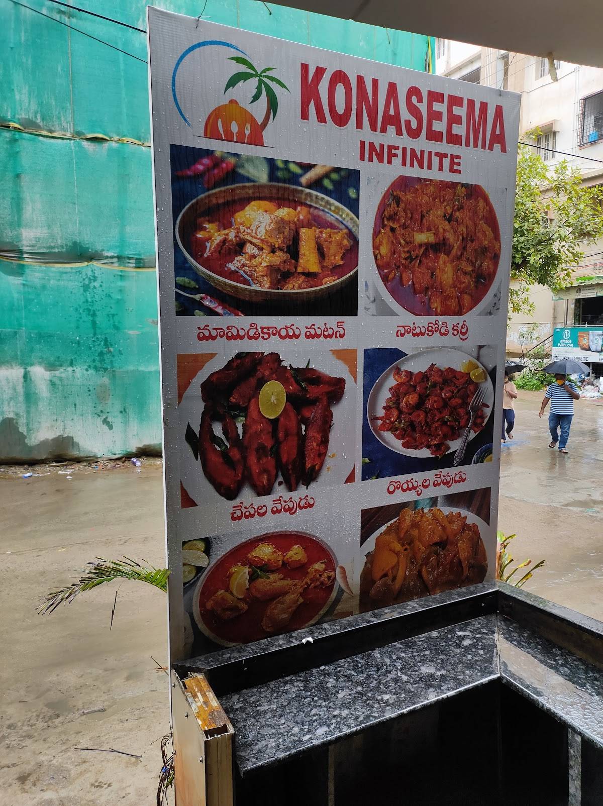 Menu at Konaseema Infinite, Hyderabad