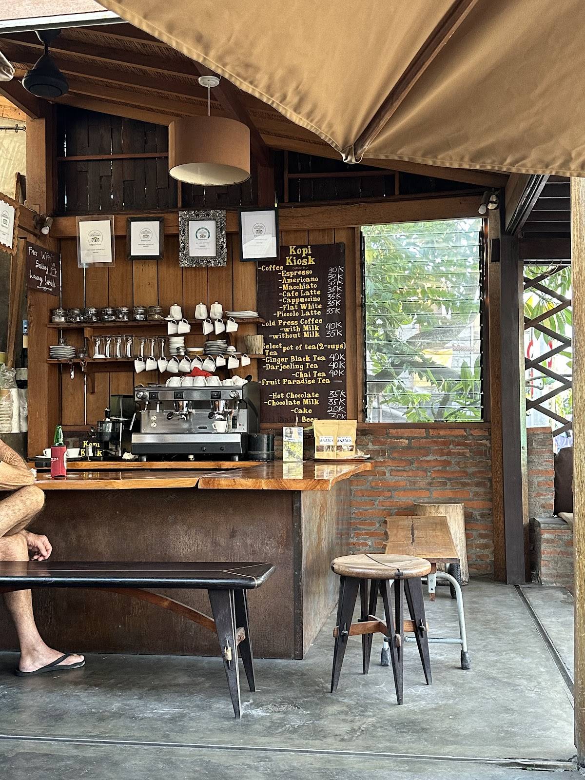 Menu at Kopi Kiosk - Coffee Hut restaurant, Denpasar