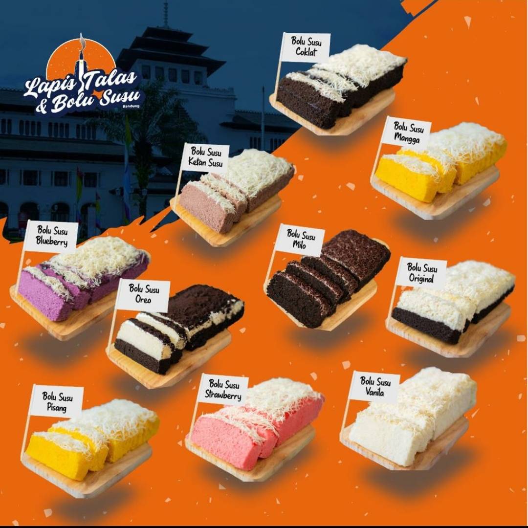 Carta de Kue Lapis Talas dan Bolu Susu Bandung,cisauk, Suradita