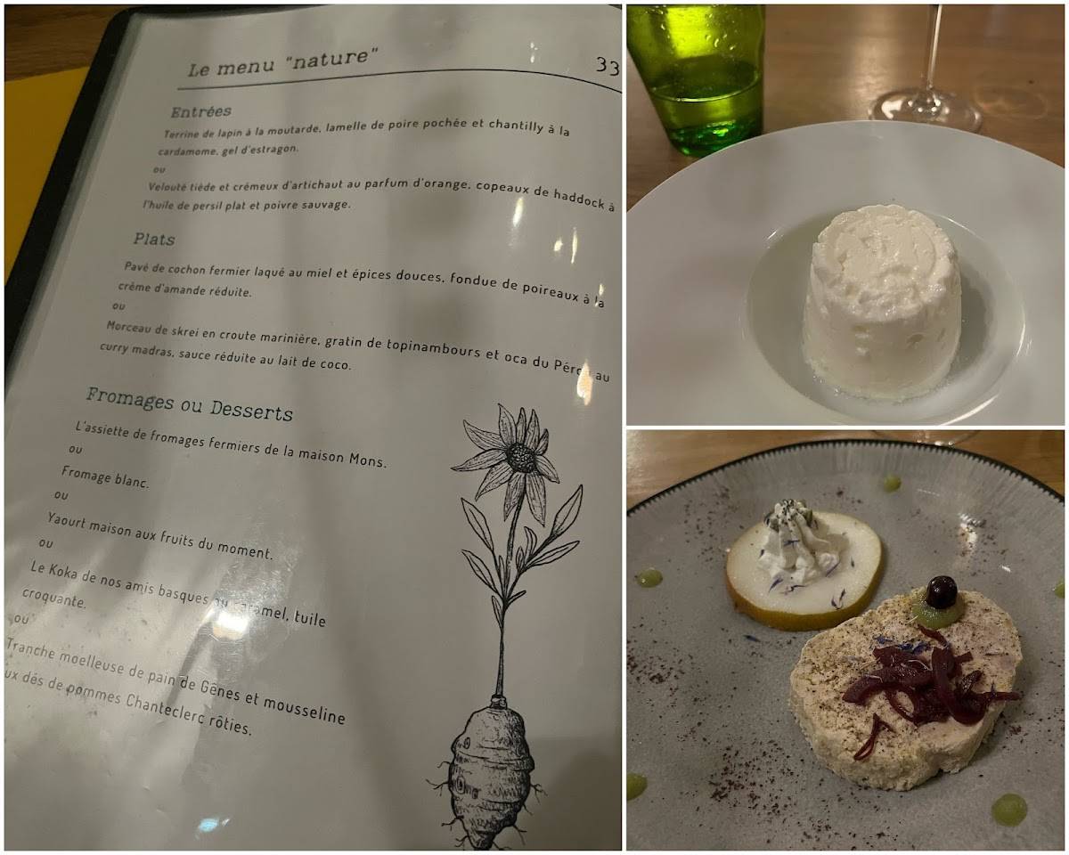 Menu au L'Âme Soeur restaurant, Lyon, 209 Rue Duguesclin