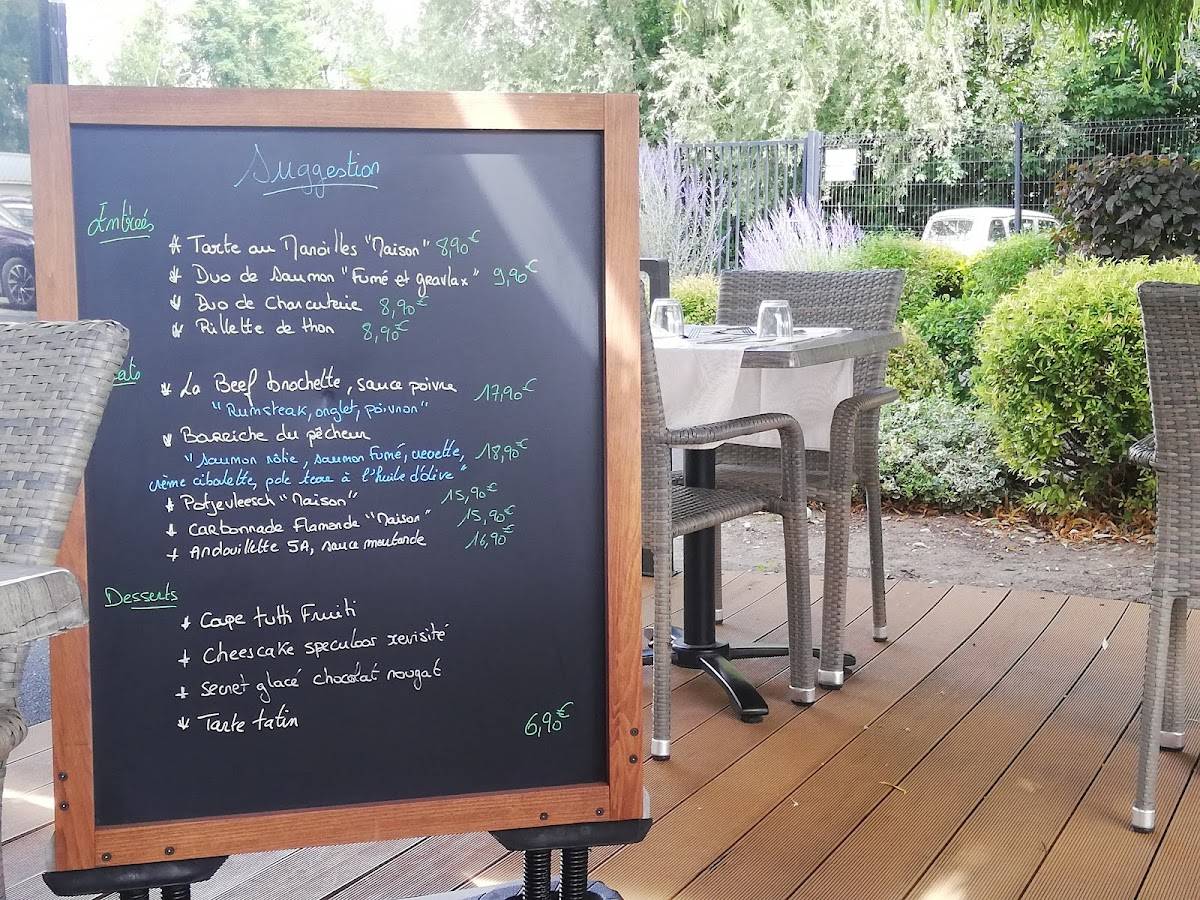 Menu au L'Escale Brunémont restaurant, Brunémont