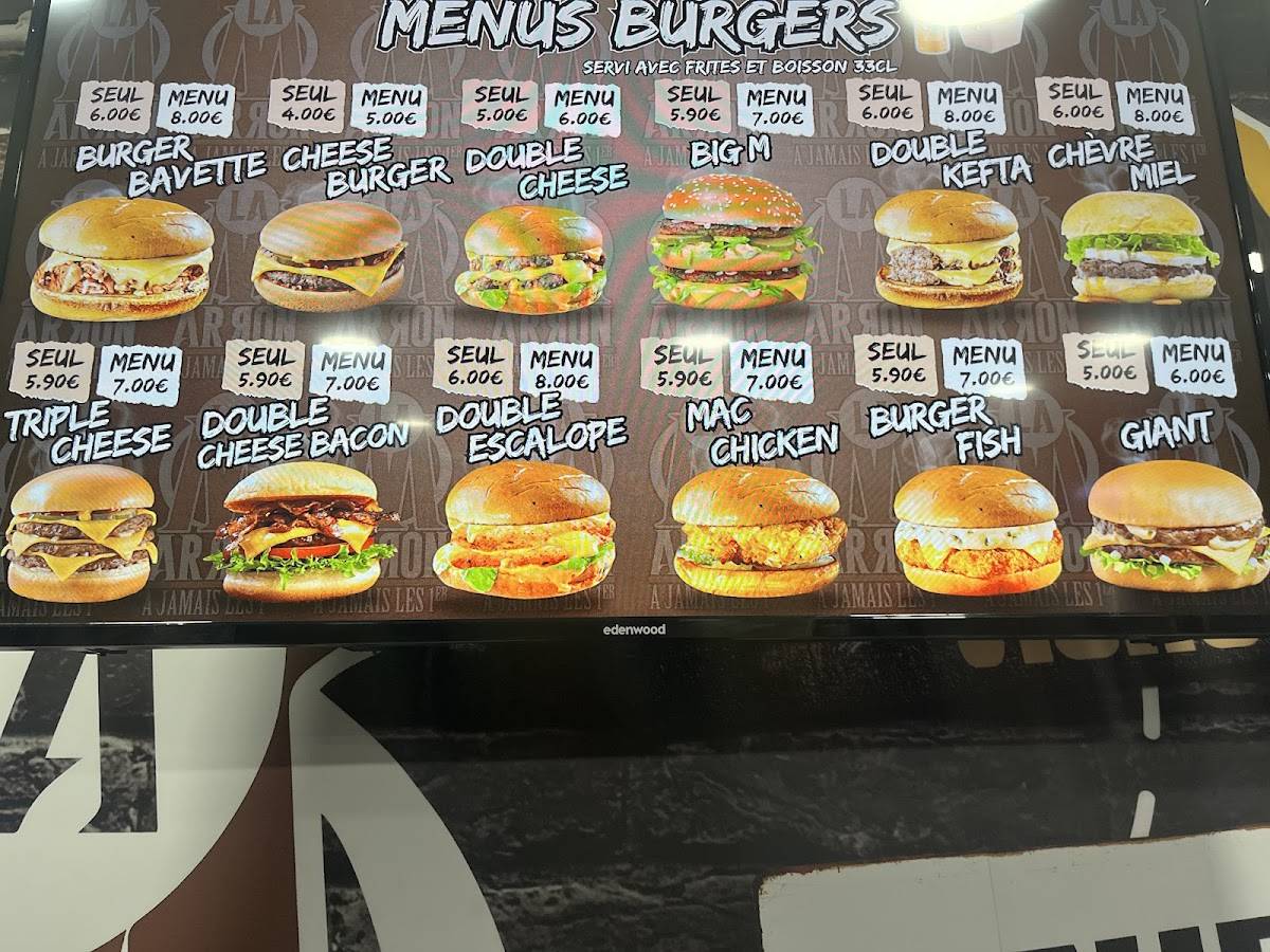 Menu au La Marron Meudon restaurant, Meudon