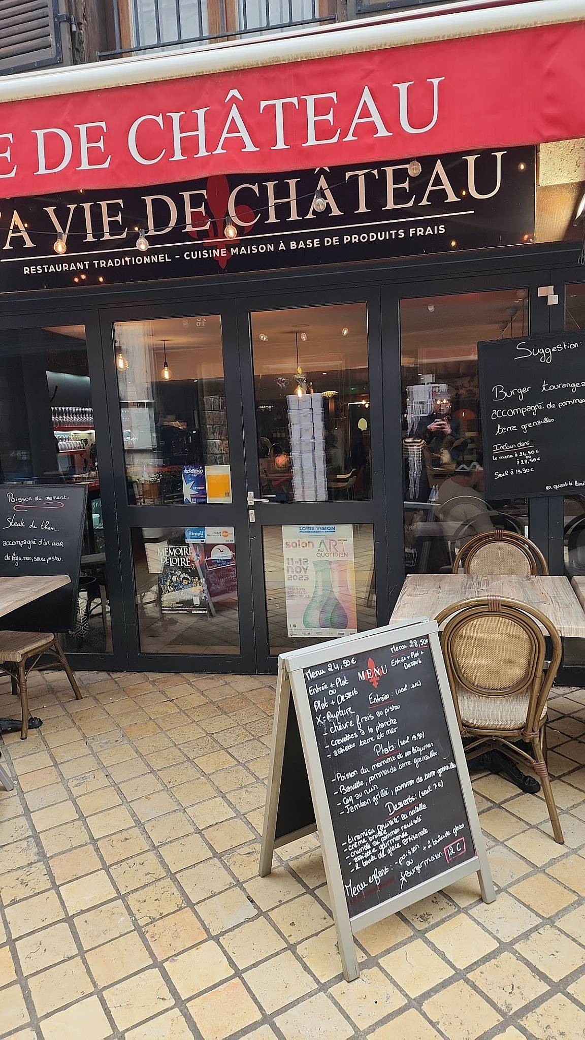 Menu au La Vie De Château restaurant, Amboise