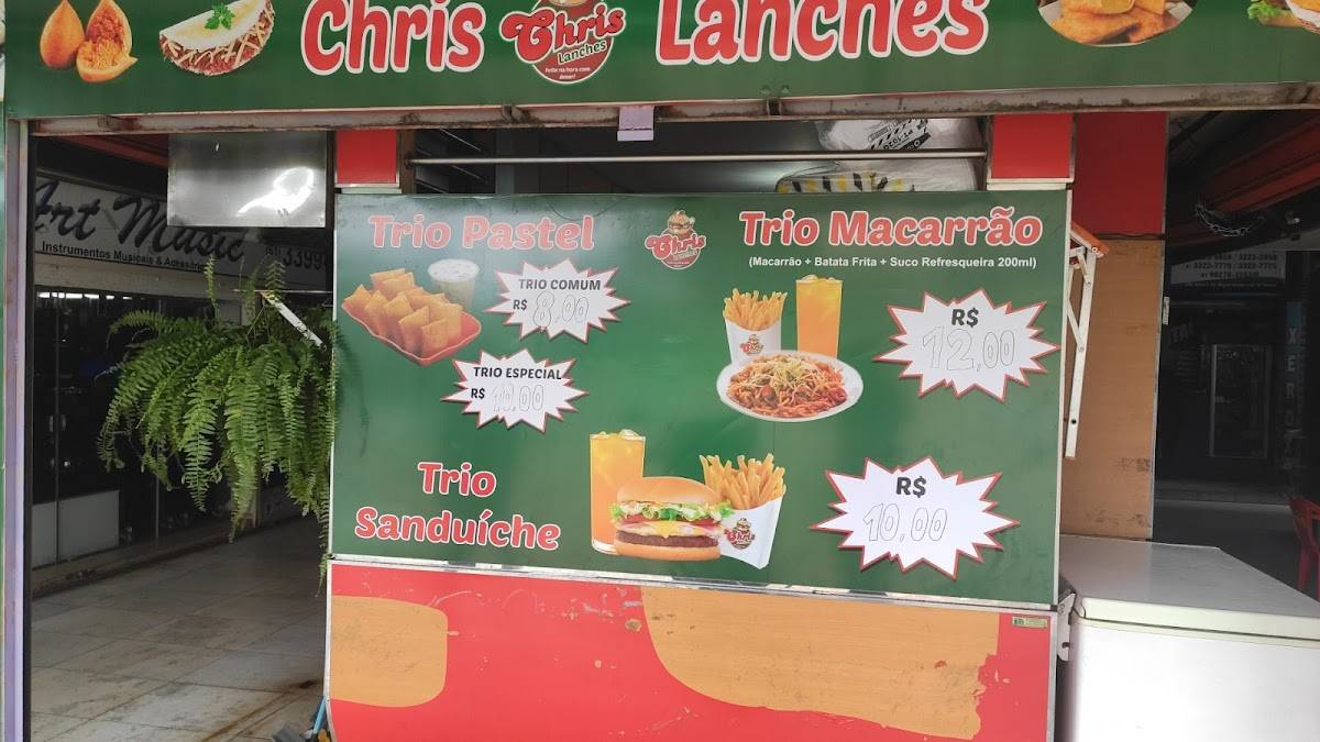 Menu em Lanches da Chris restaurante, Brasília