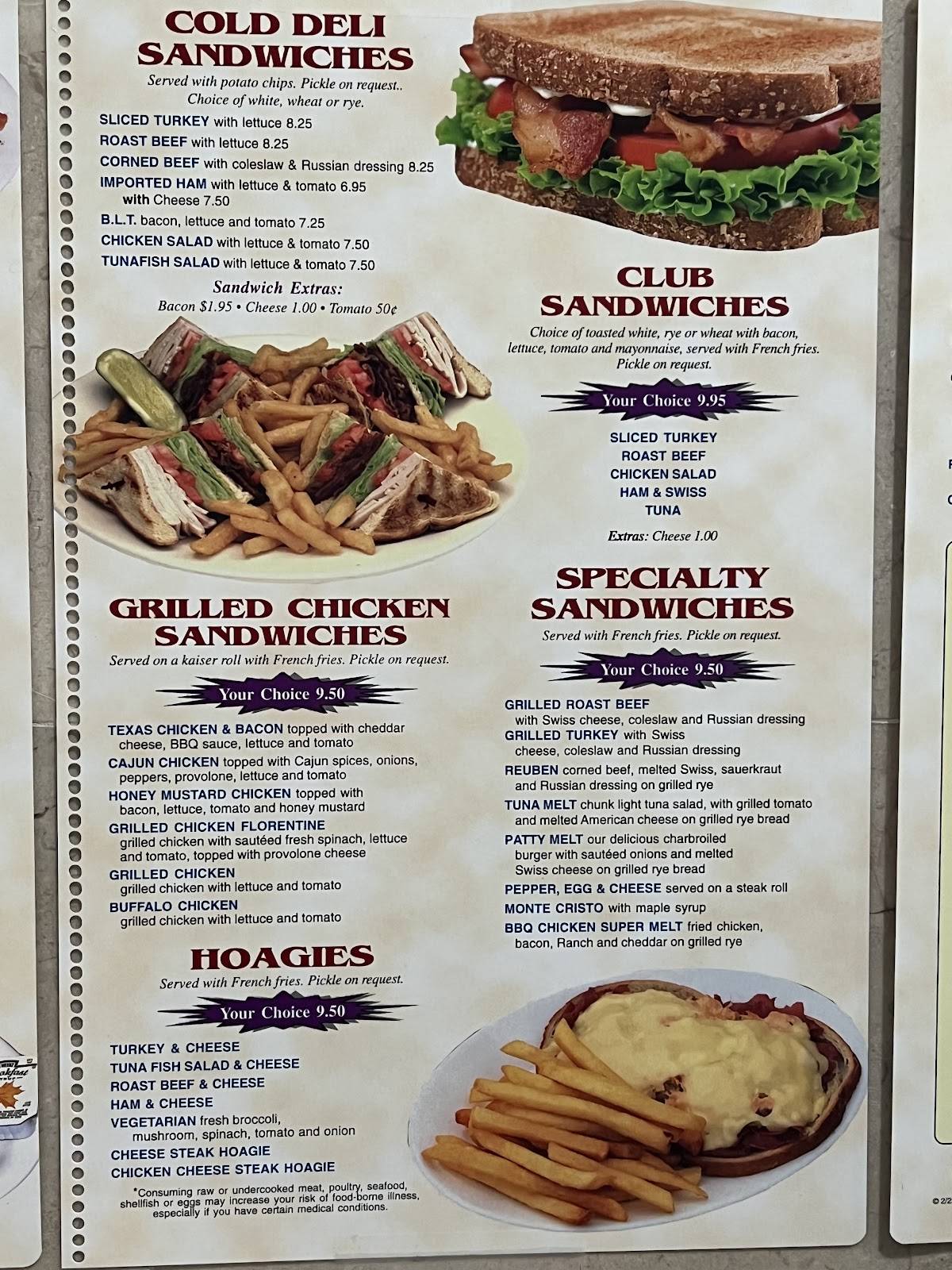 Menu at Koffee Korner Cafe, Lansdale, 201 N Broad St