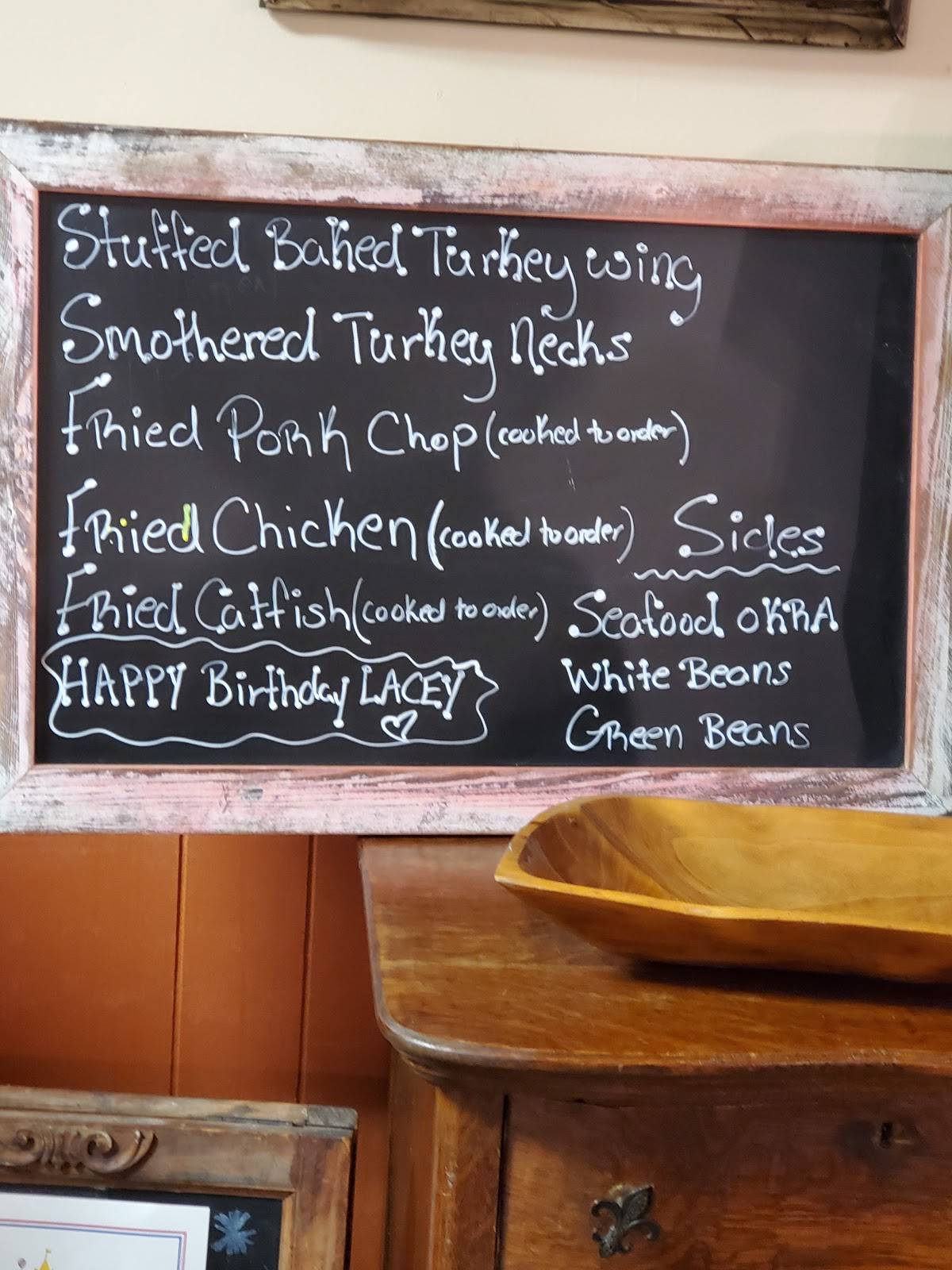 Menu at Laura's Two restaurant, Lafayette