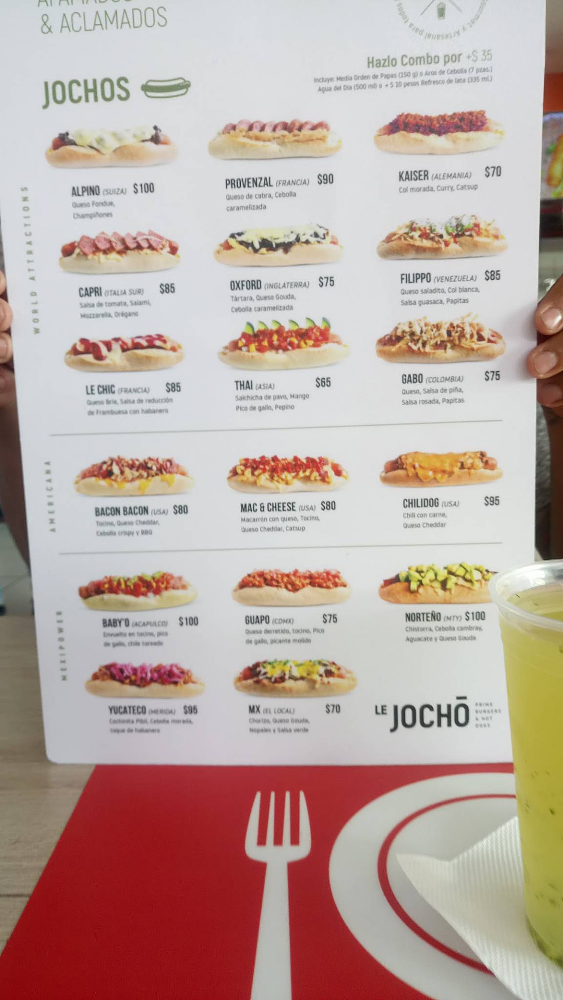 Carta del restaurante Le Jochó, Ciudad del México, Vasco del Quiroga ...
