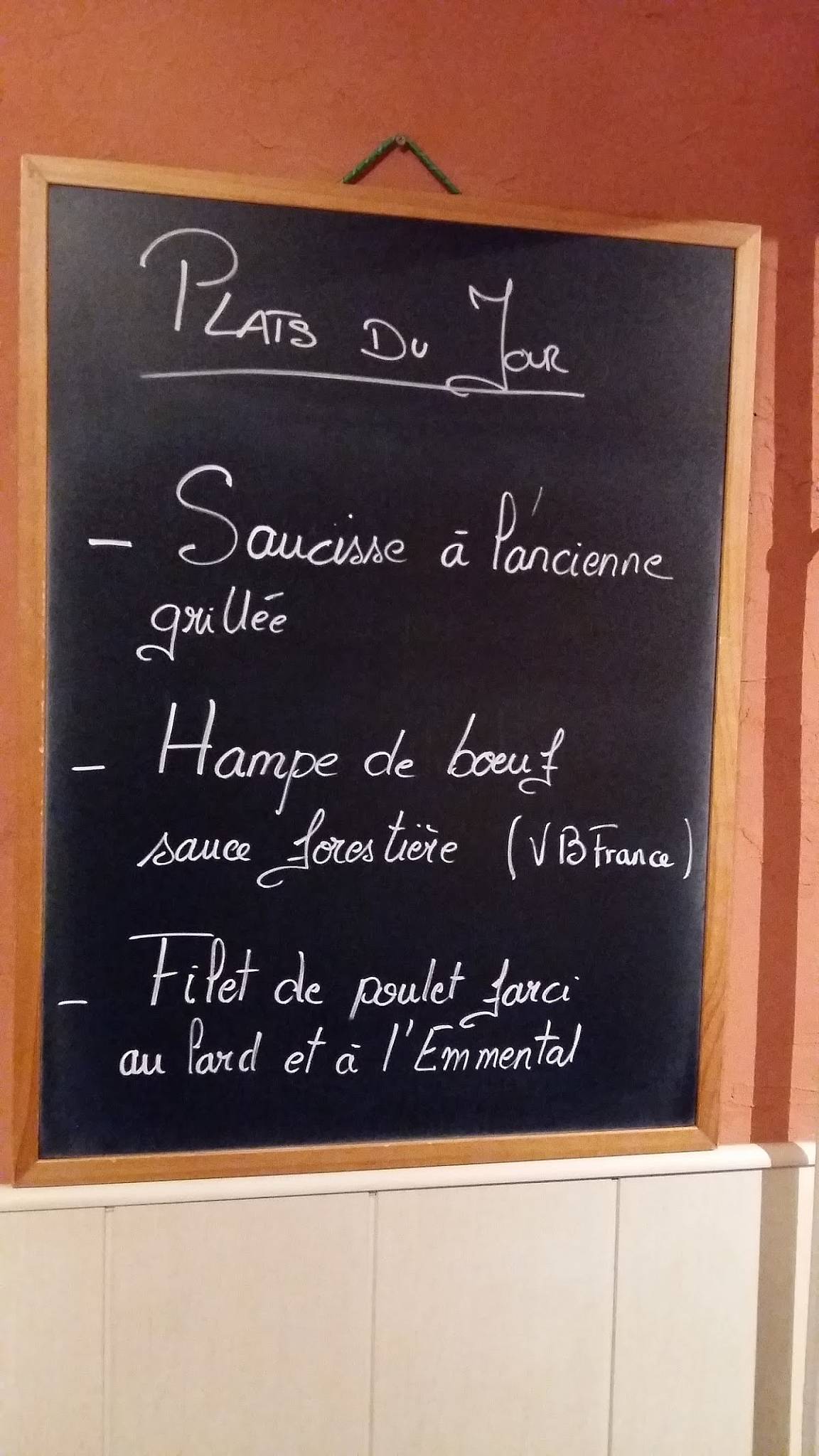 Menu au Le Poteau restaurant, Guilberville