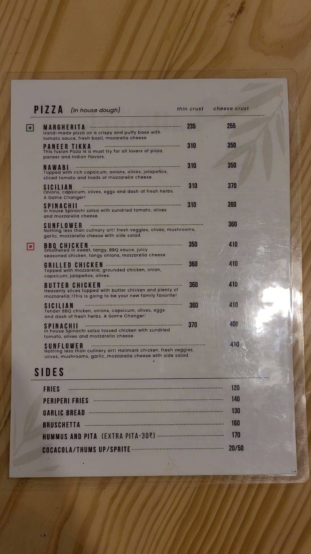 Menu at Le'Hallmark Cafe & Eatery, Amravati