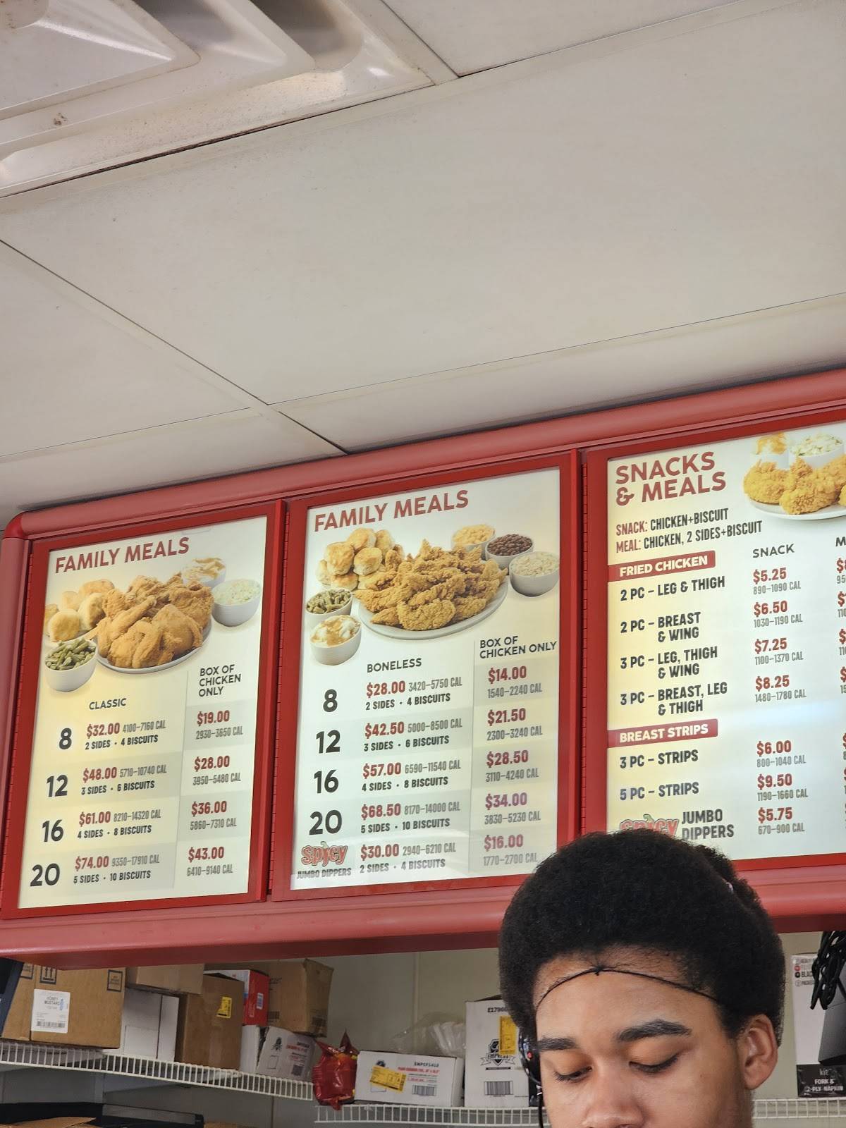 Menu at Lee's Famous Recipe Chicken fast food, Owensboro, Burlew Blvd