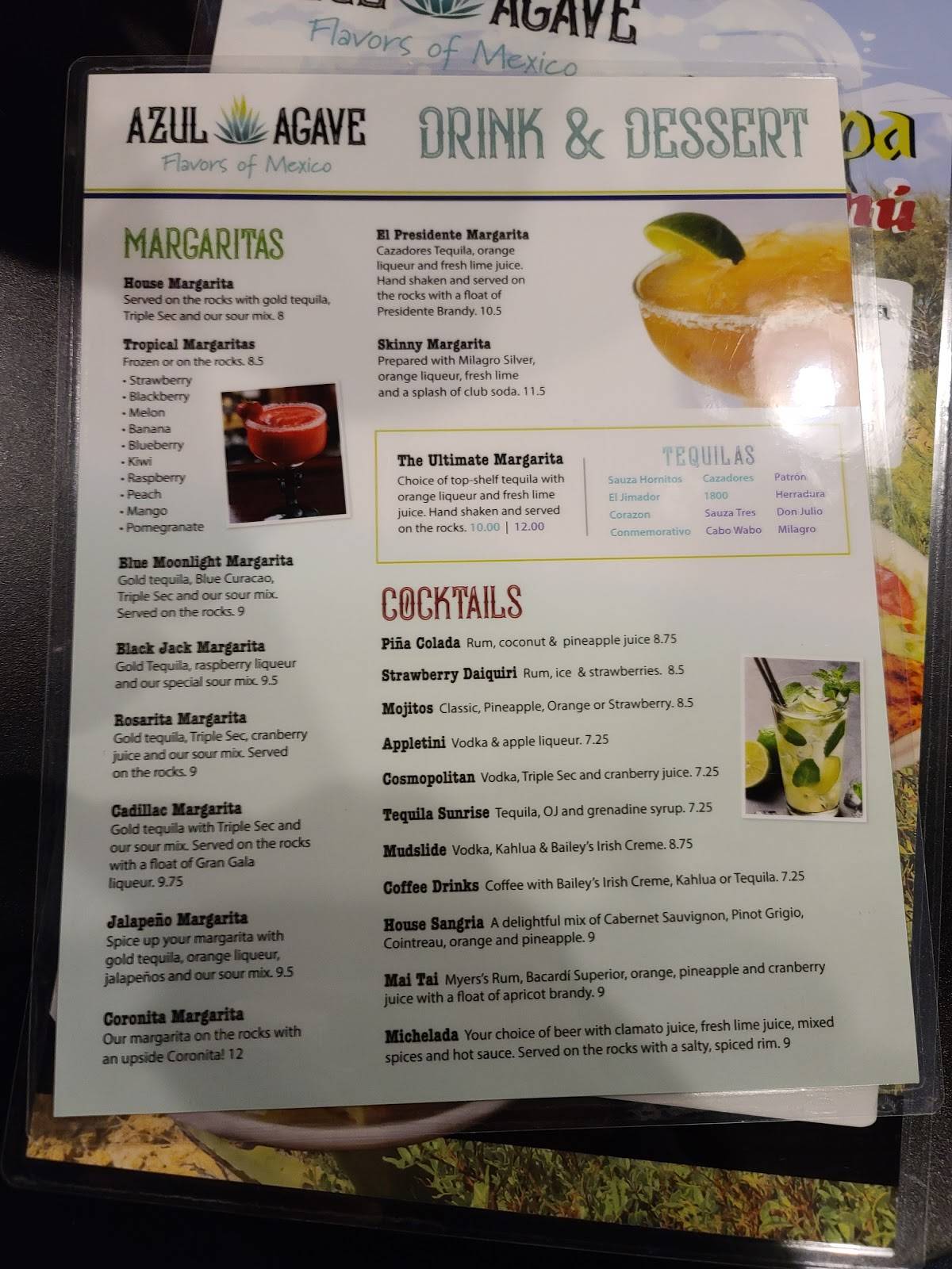 Menu at Mellos Mexican Bar & Grill, Leominster