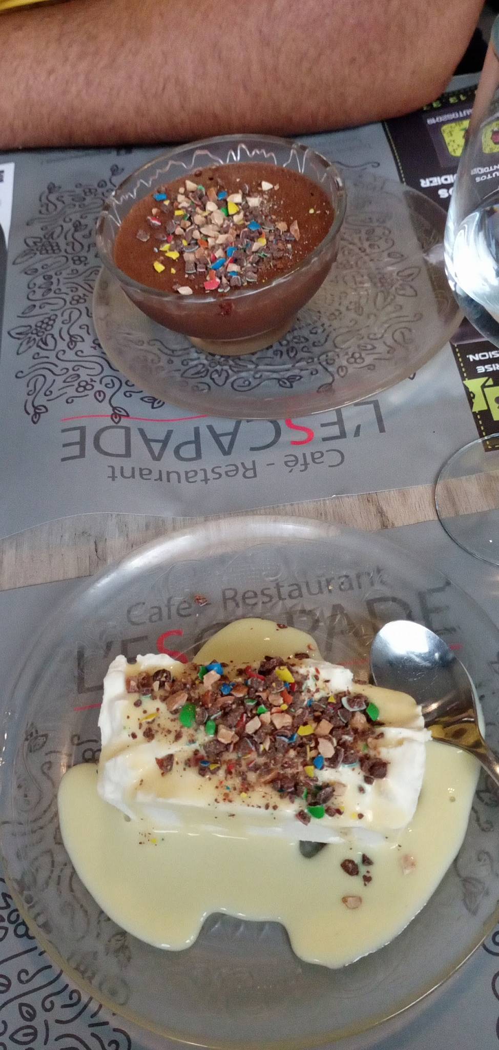 Menu au L'escapade restaurant, Montdidier