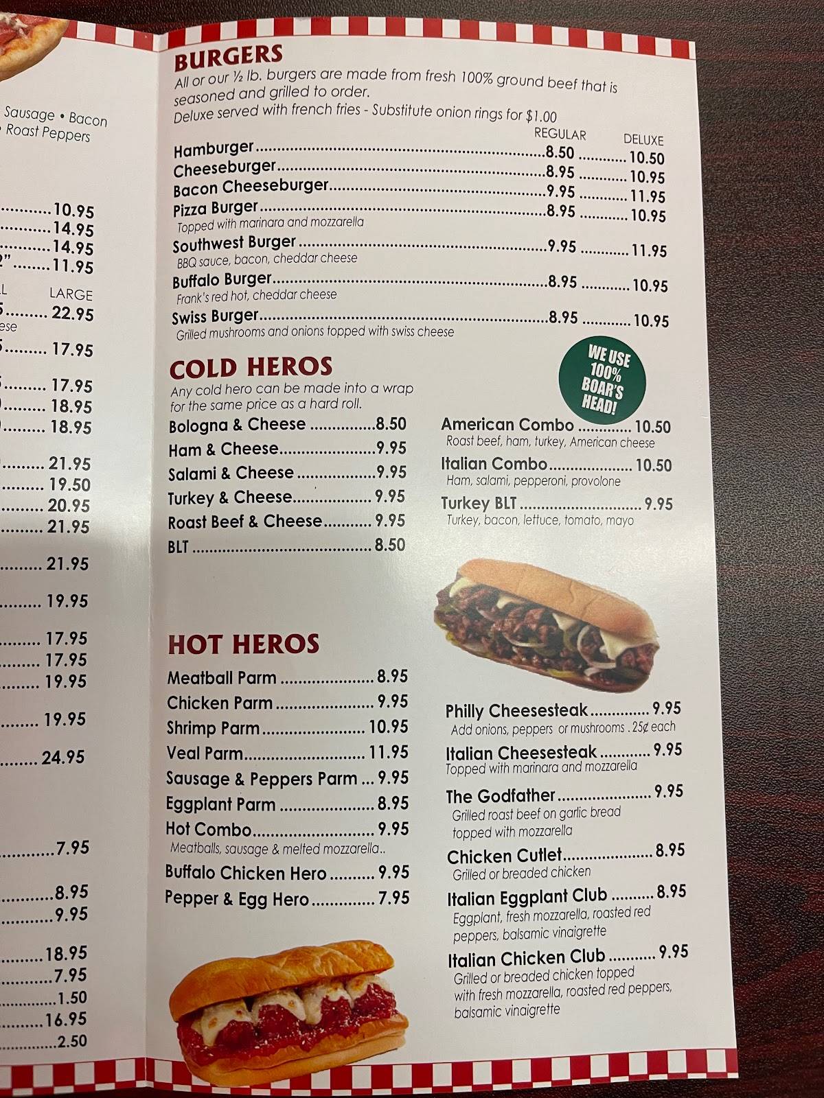 Menu at Little Pops Pizza pizzeria, Maybrook