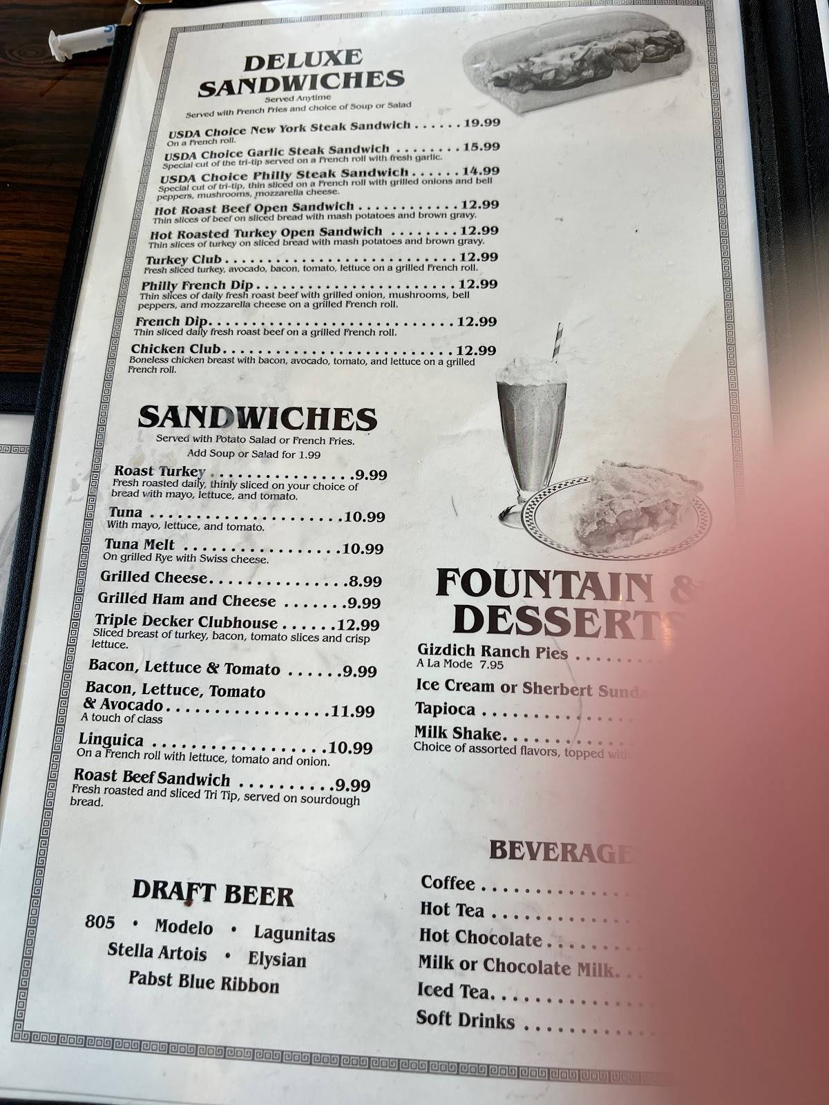 Menu at Longhouse Restaurant, Gilroy, Monterey Hwy