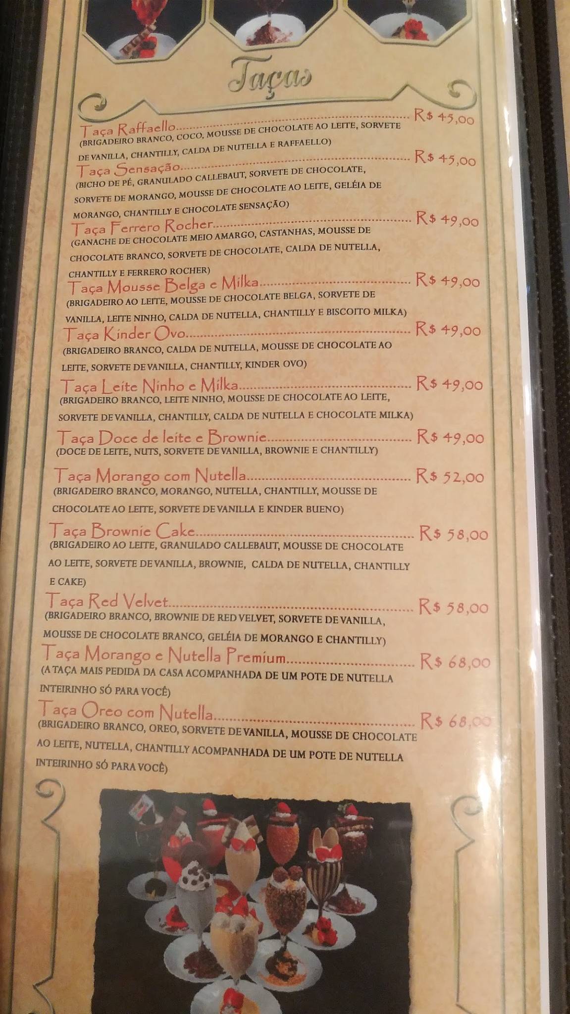 Menu em MANSION XV MOEMA restaurante, São Paulo, Av. dos Carinás