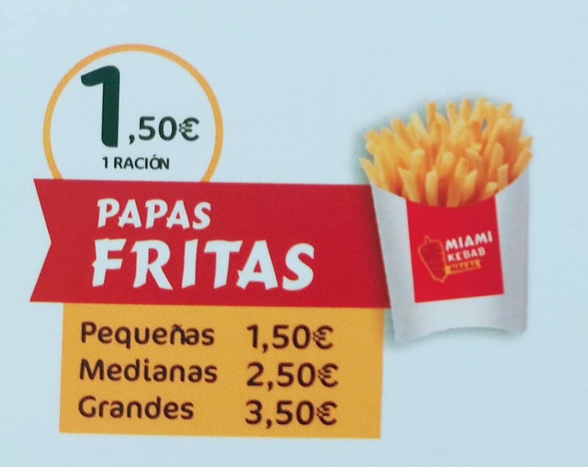 Menu at MIAMI KEBAB, PIZZA, ARROZ (BASMATI) 100%HALAL restaurant ...