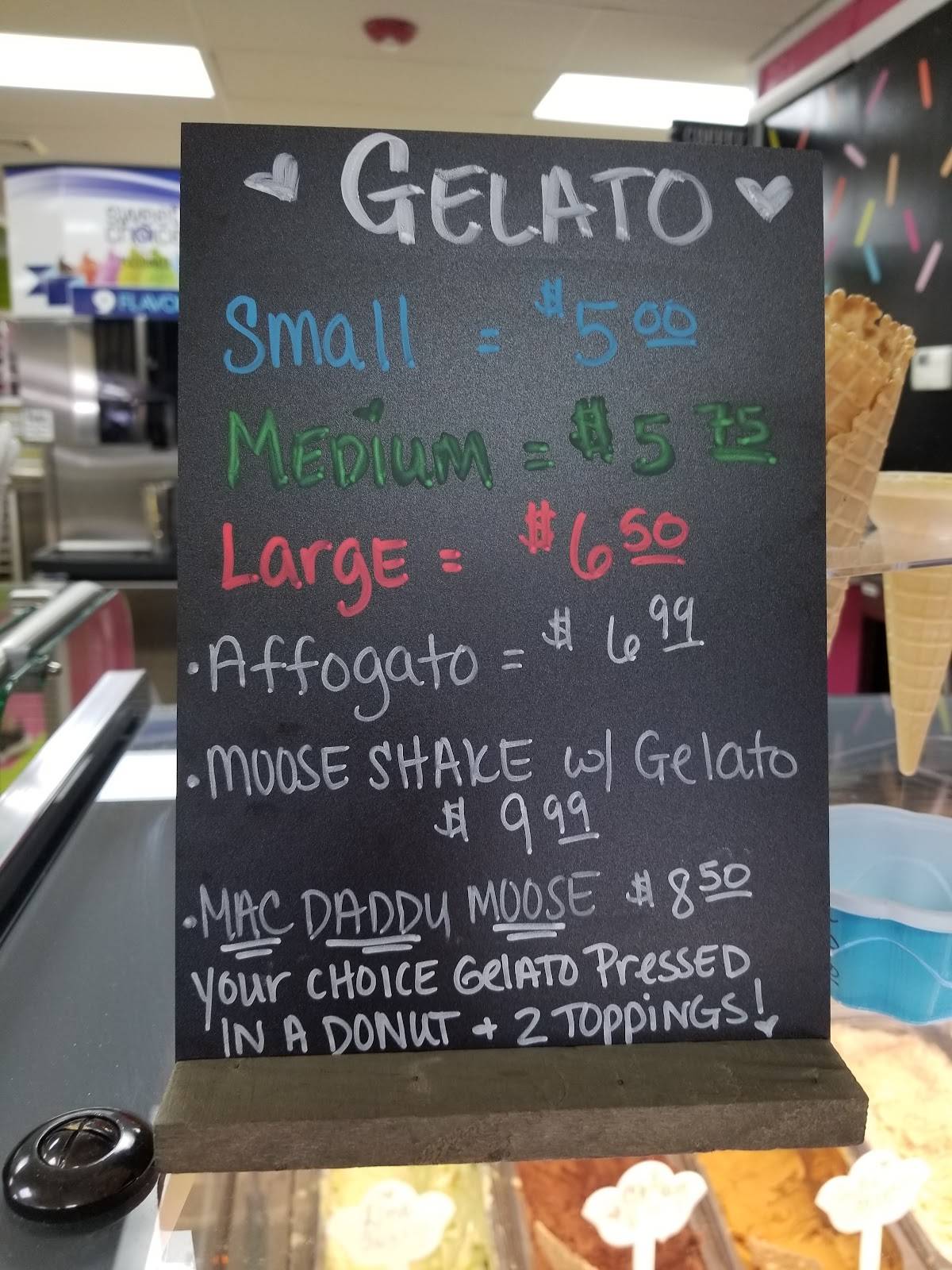 Menu at Maggie Moose Bakery, Medford