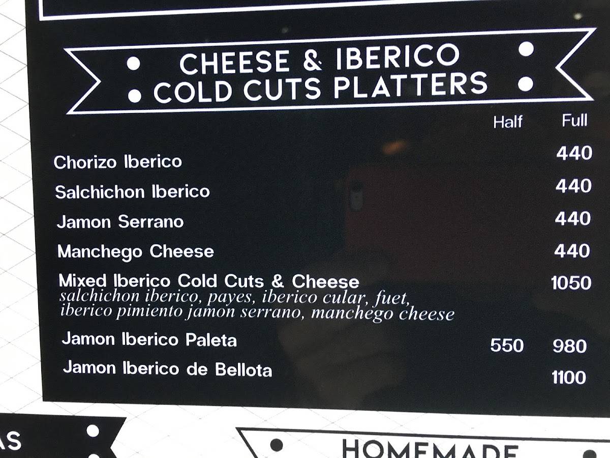Menu at Cartel Coffee Deli pub & bar, Makati, 119 L.P. Leviste Street