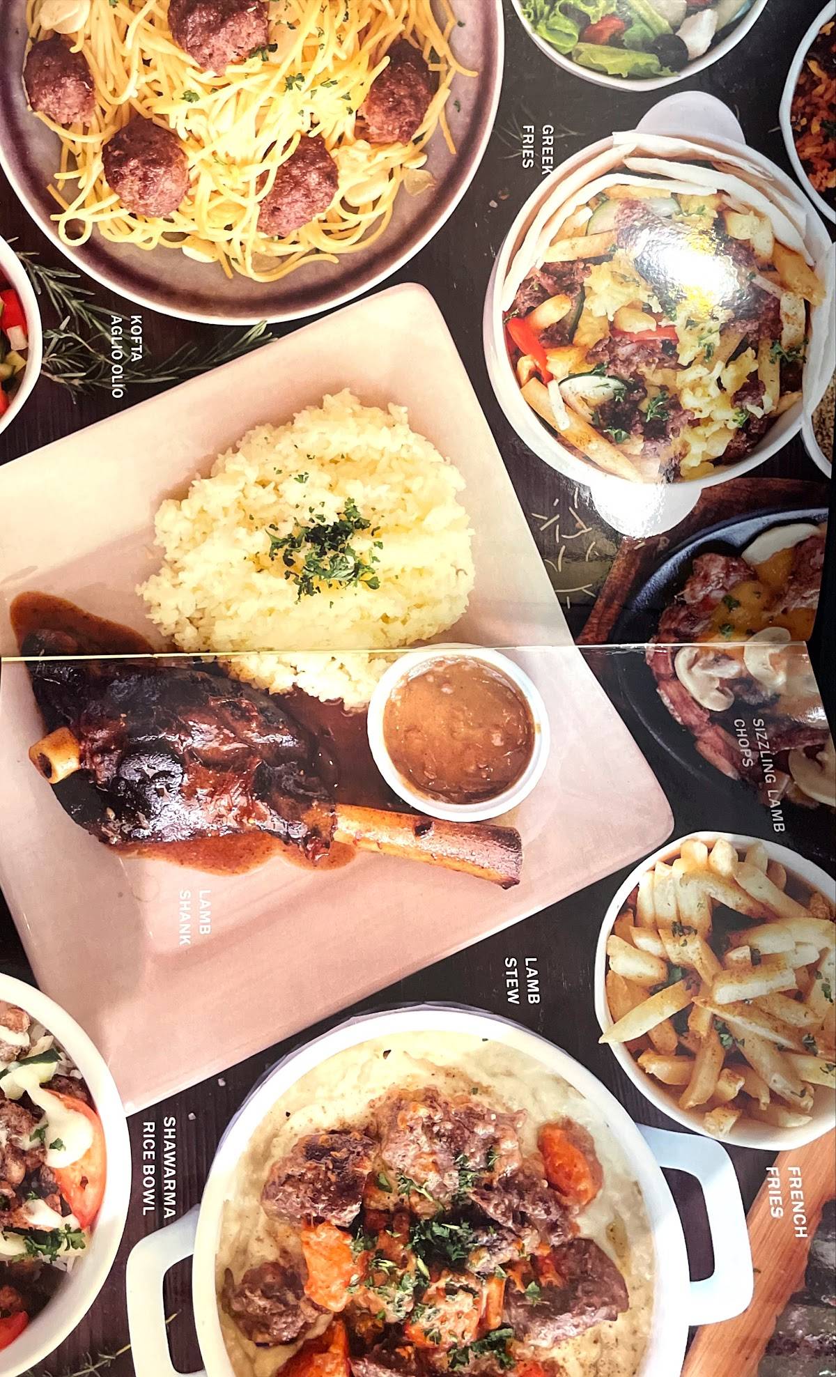Menu at Sultan Mediterranean Grill restaurant, Makati, UG9 Valero Plaza ...