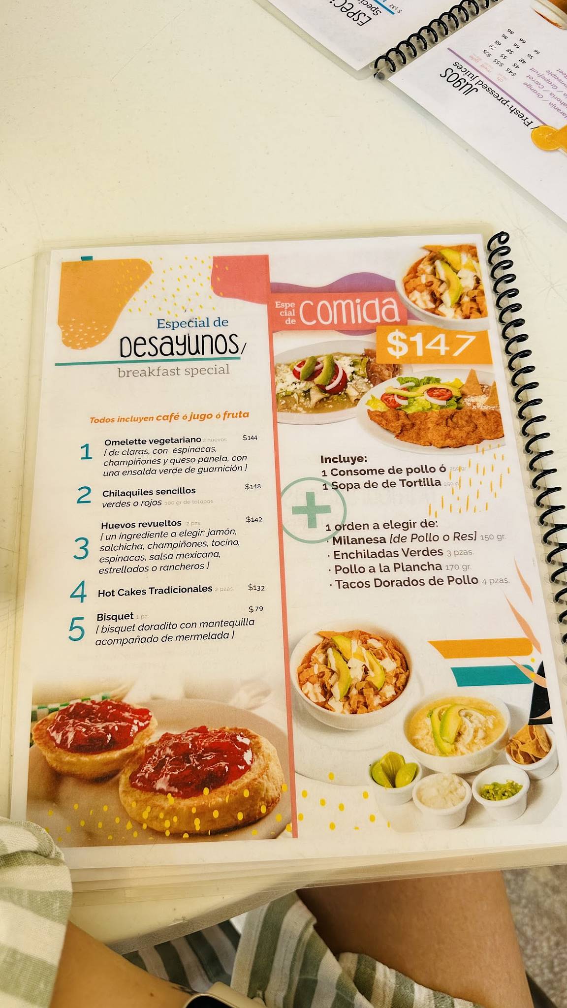 Carta de Malibu Jugos y Café, Puerto Vallarta, Av. Francisco Villa 1489