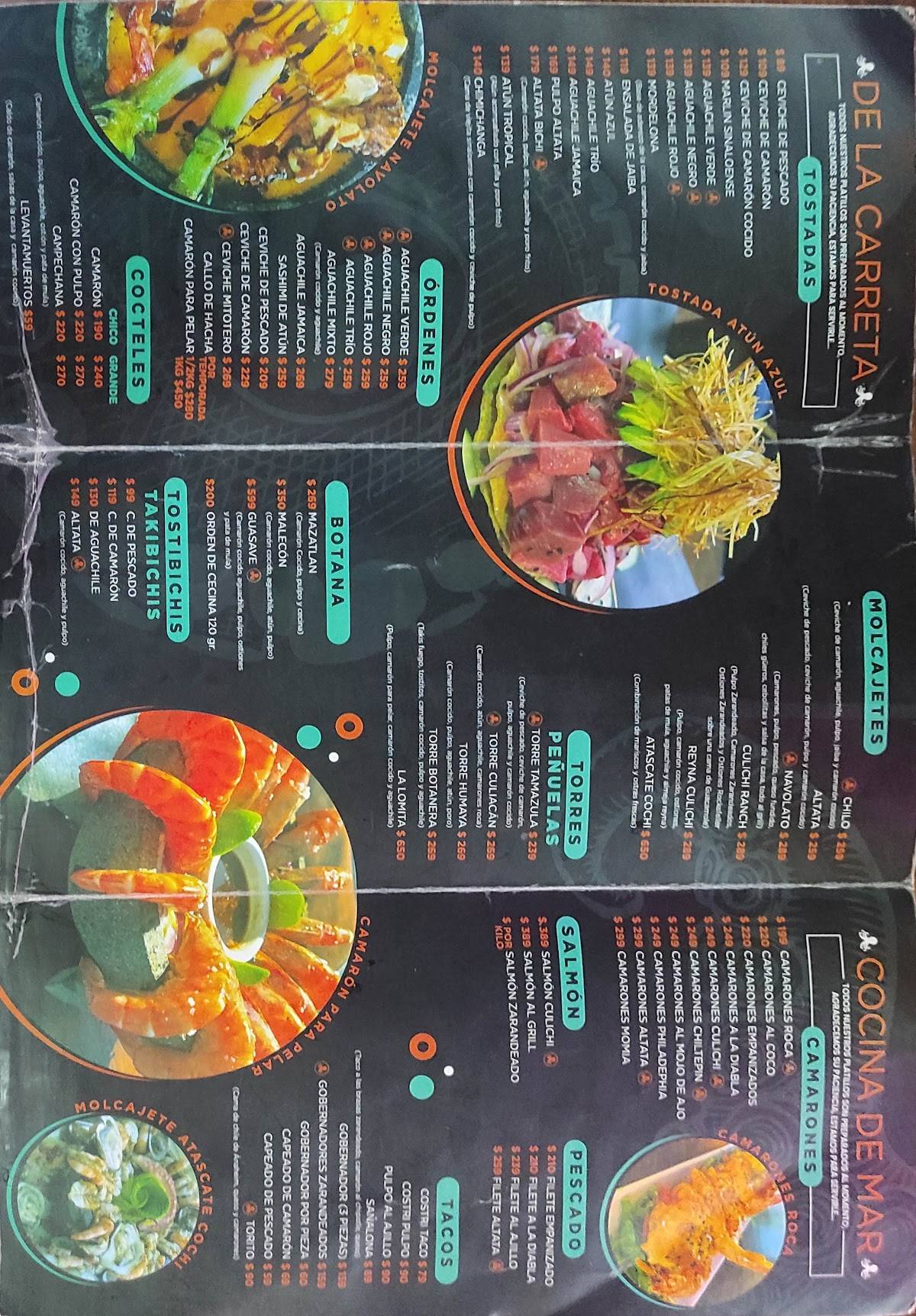 Carta del restaurante Altata Playuki Colli, Zapopan, Av. Volcán del ...