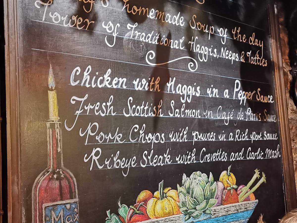 Menu at Maxies Bistro pub & bar, Edinburgh
