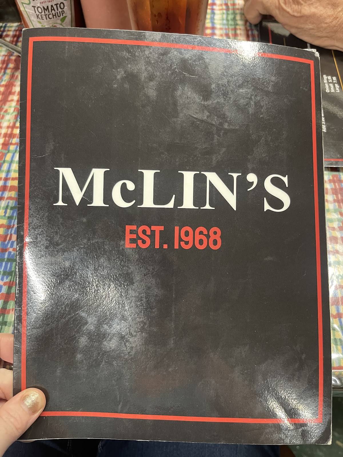 Menu at McLin's Restaurant, Daleville, 2 Old Newton Rd