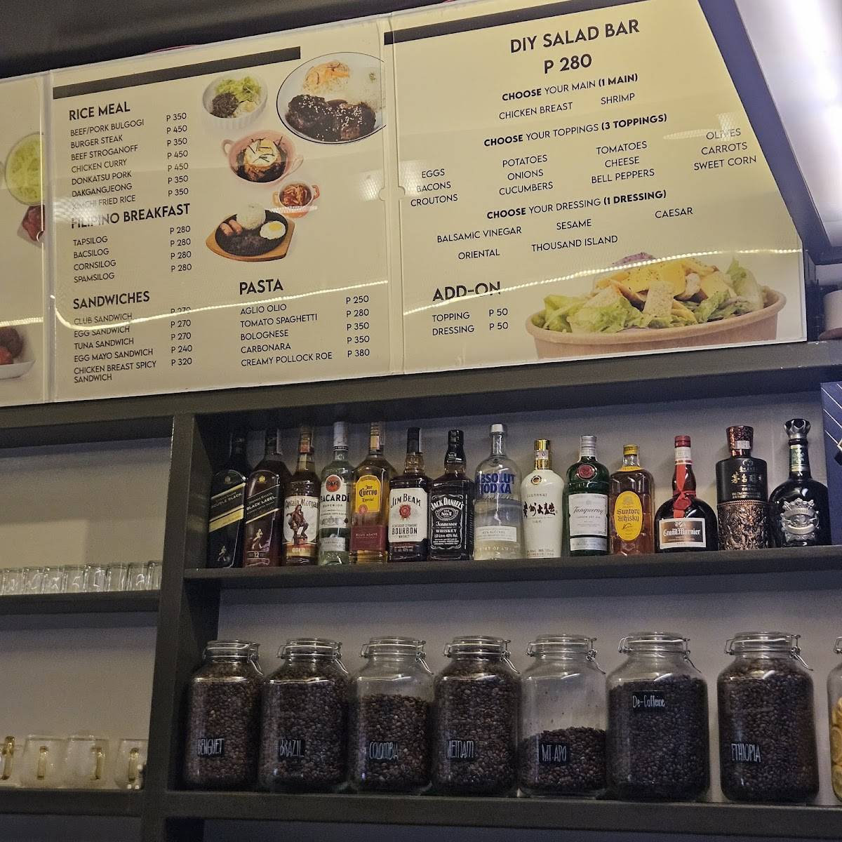 Menu at Mezzanine Coffee and Bar - Lahug, Cebu City