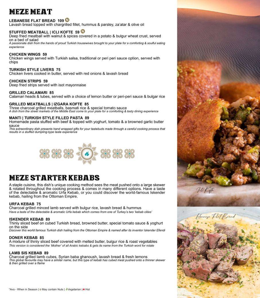 Menu at Nomad Restaurant Mall Of Africa, Midrand