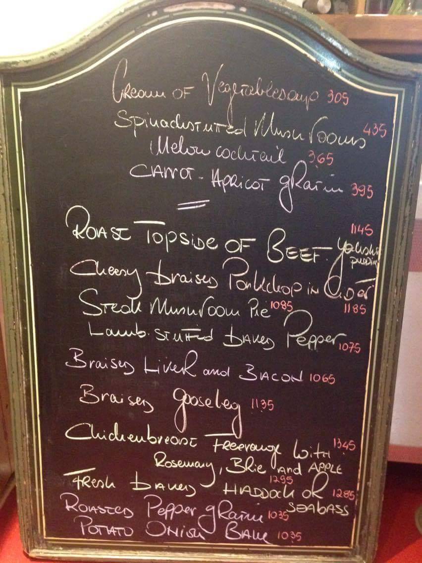 Menu at Miners Arms Inn pub & bar, Ashover, Oakstedge Ln