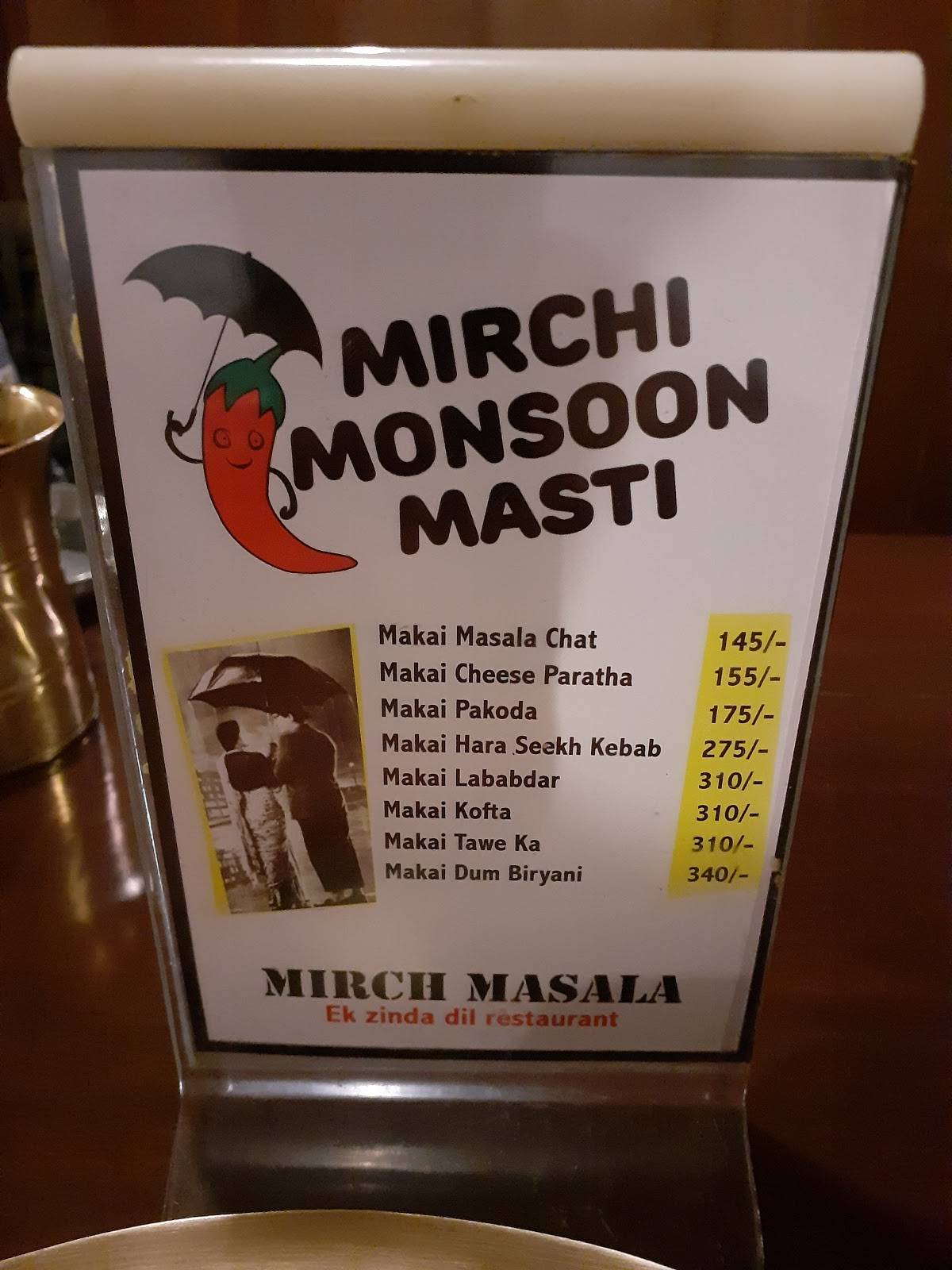 Menu at Mirch Masala, C G Road, Ahmedabad, 11