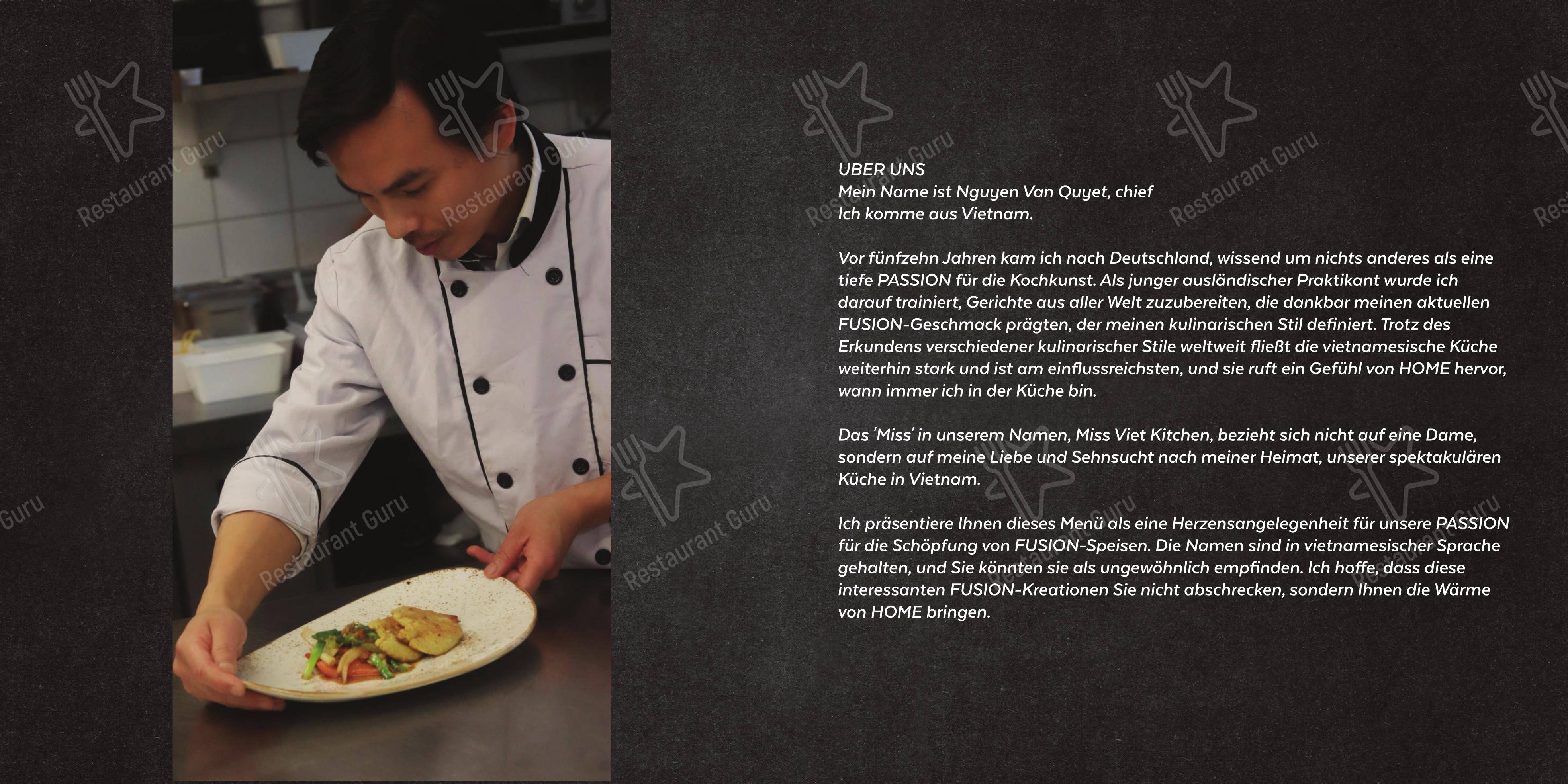Speisekarte von Miss Viet Kitchen restaurant, Müllheim