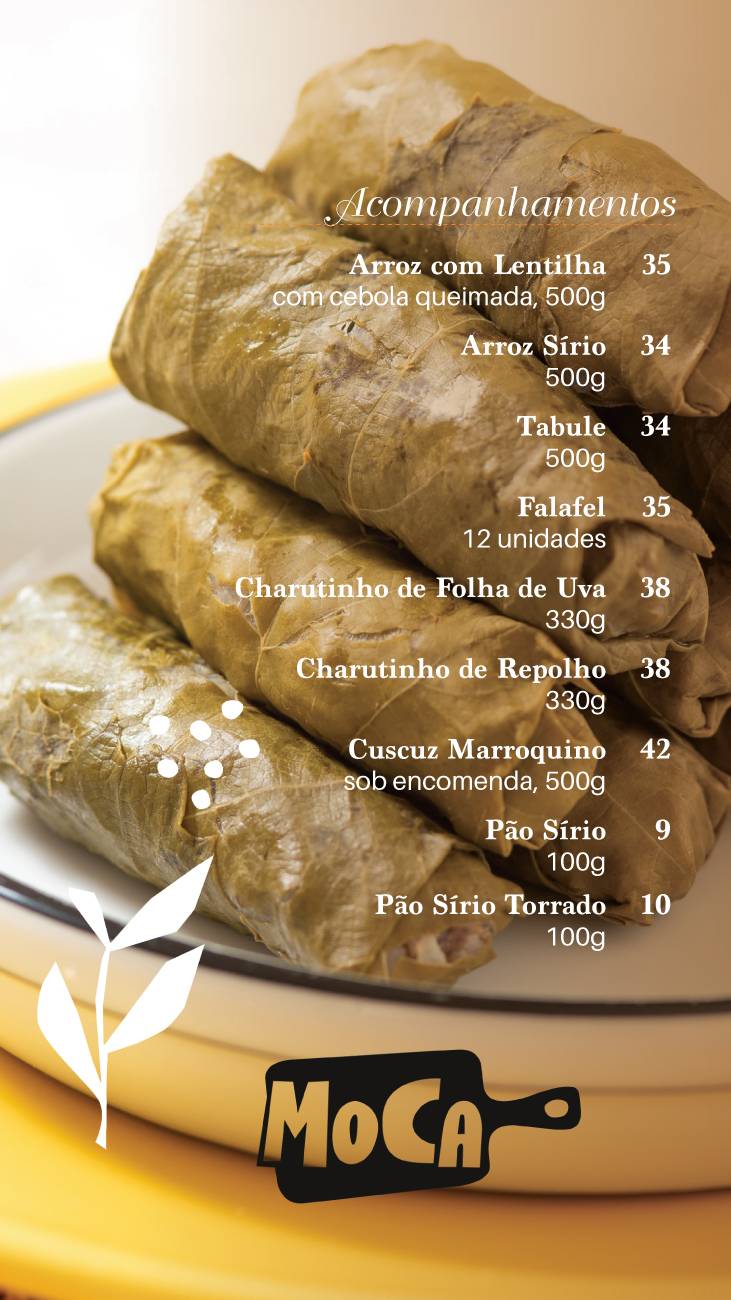 Menu em MoCa Cozinha Artesanal restaurante, Piracicaba