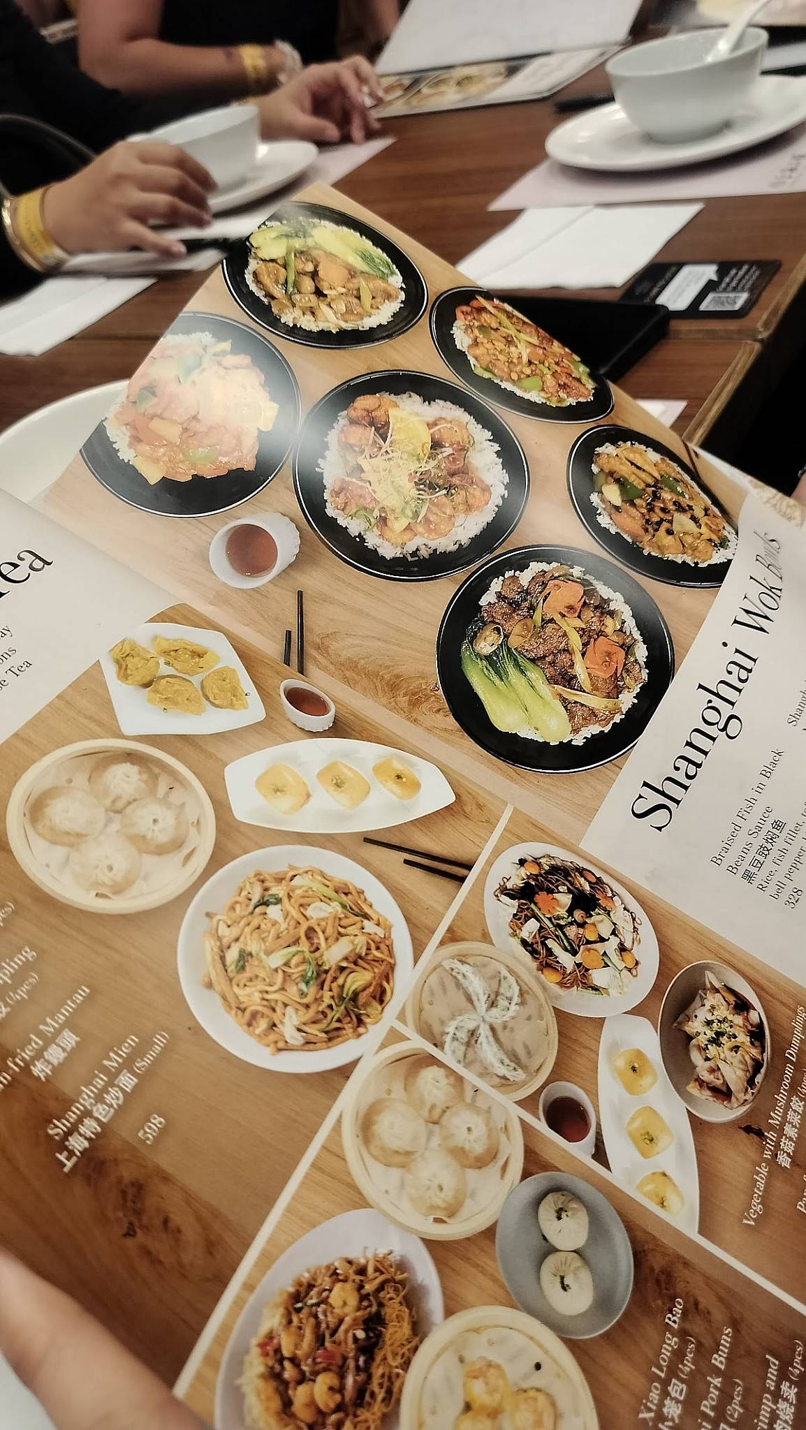 Menu at Modern Shanghai SM Mall of Asia restaurant, Pasay
