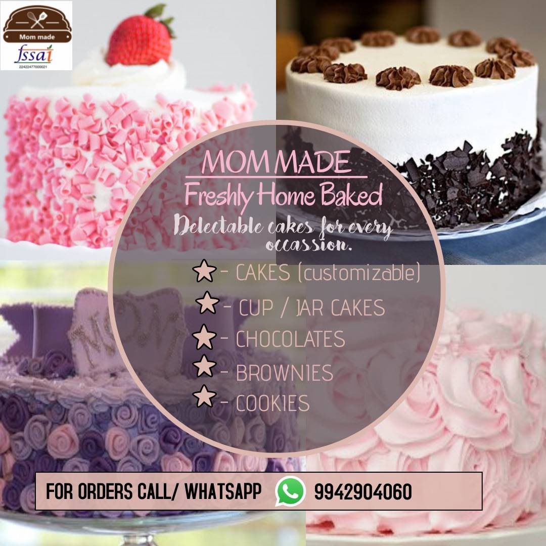 Menu at Mom Made Cakes, Chennai