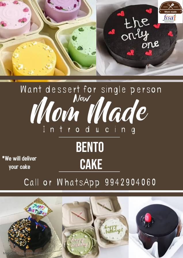 Menu at Mom Made Cakes, Chennai