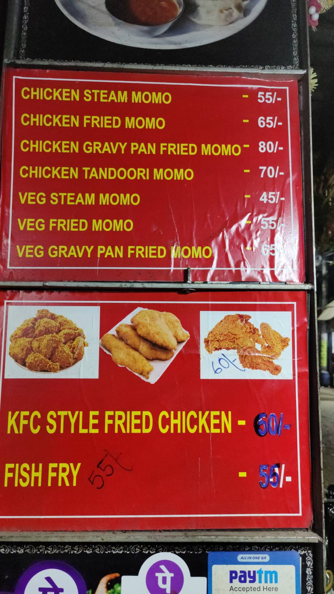 Menu at Ayan Momo's And The kebab king center ️, Baidyabati