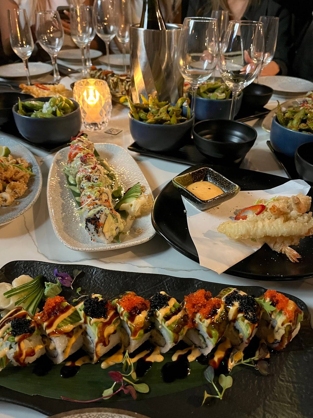 Menu at Monak restaurant, London