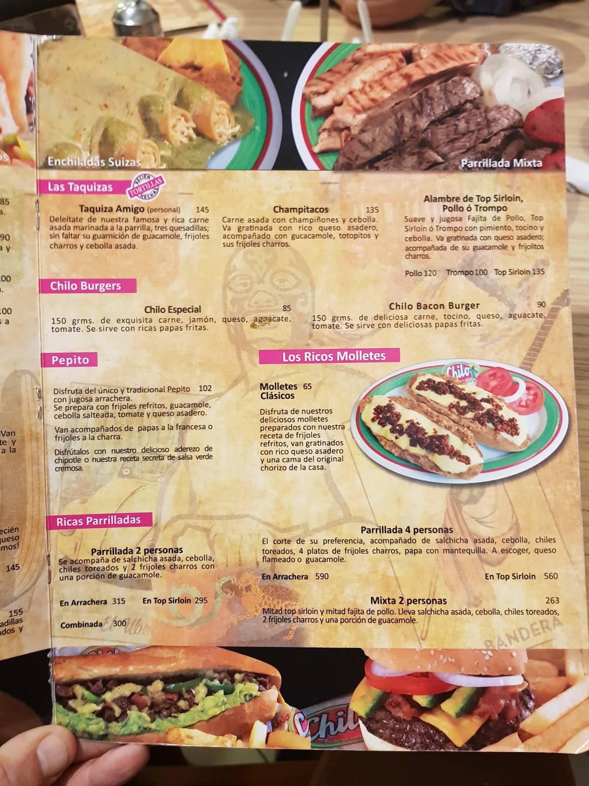 Carta del restaurante Chilo Tacos & Grill, Monterrey, Gral. Pablo ...