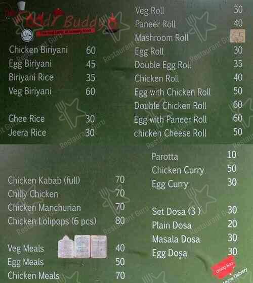 Menu at Moto Cafe, Bengaluru, 9