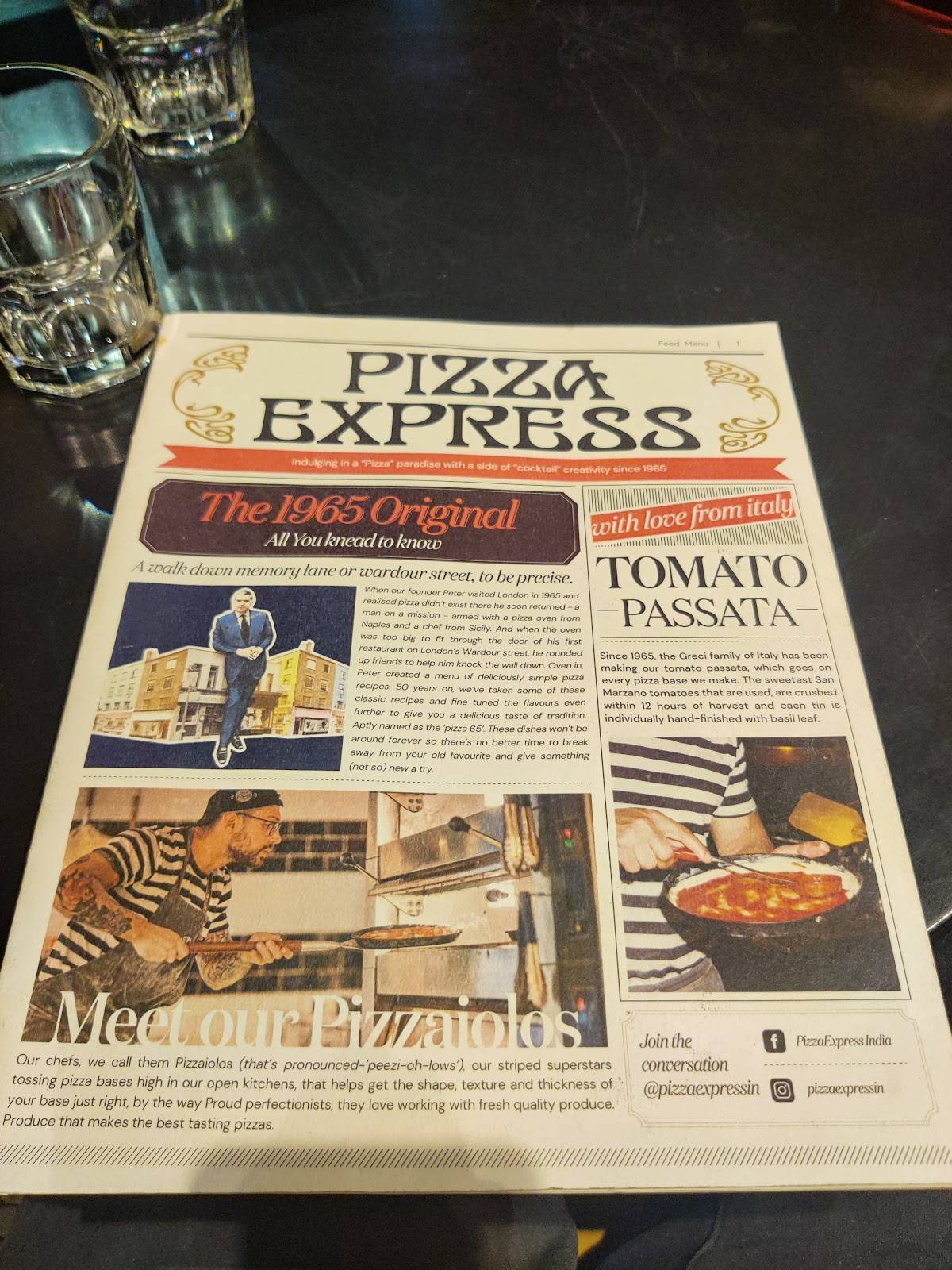Menu at PizzaExpress, Mumbai, ROHAN PLAZA