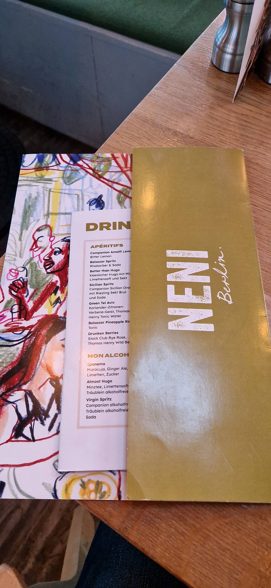 Speisekarte von NENI Berlin restaurant, Berlin