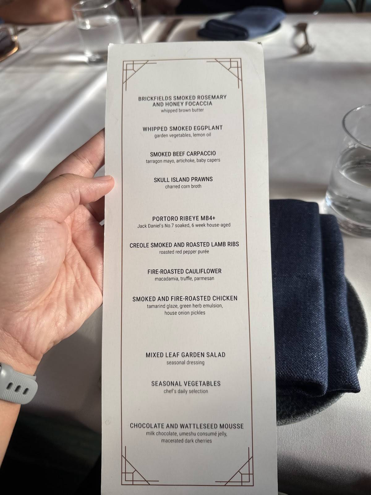 Menu at NOLA Smokehouse and Bar - Barangaroo, Barangaroo