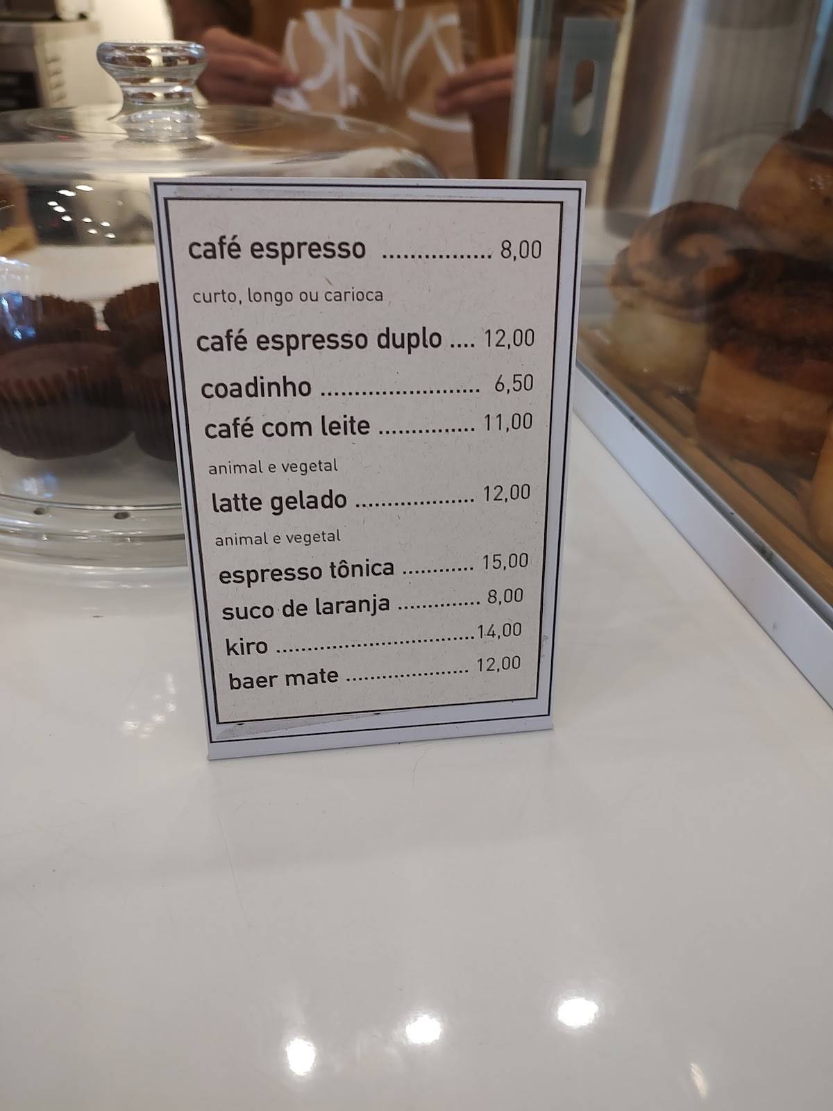 Menu em Na Fila do Pão, São Paulo