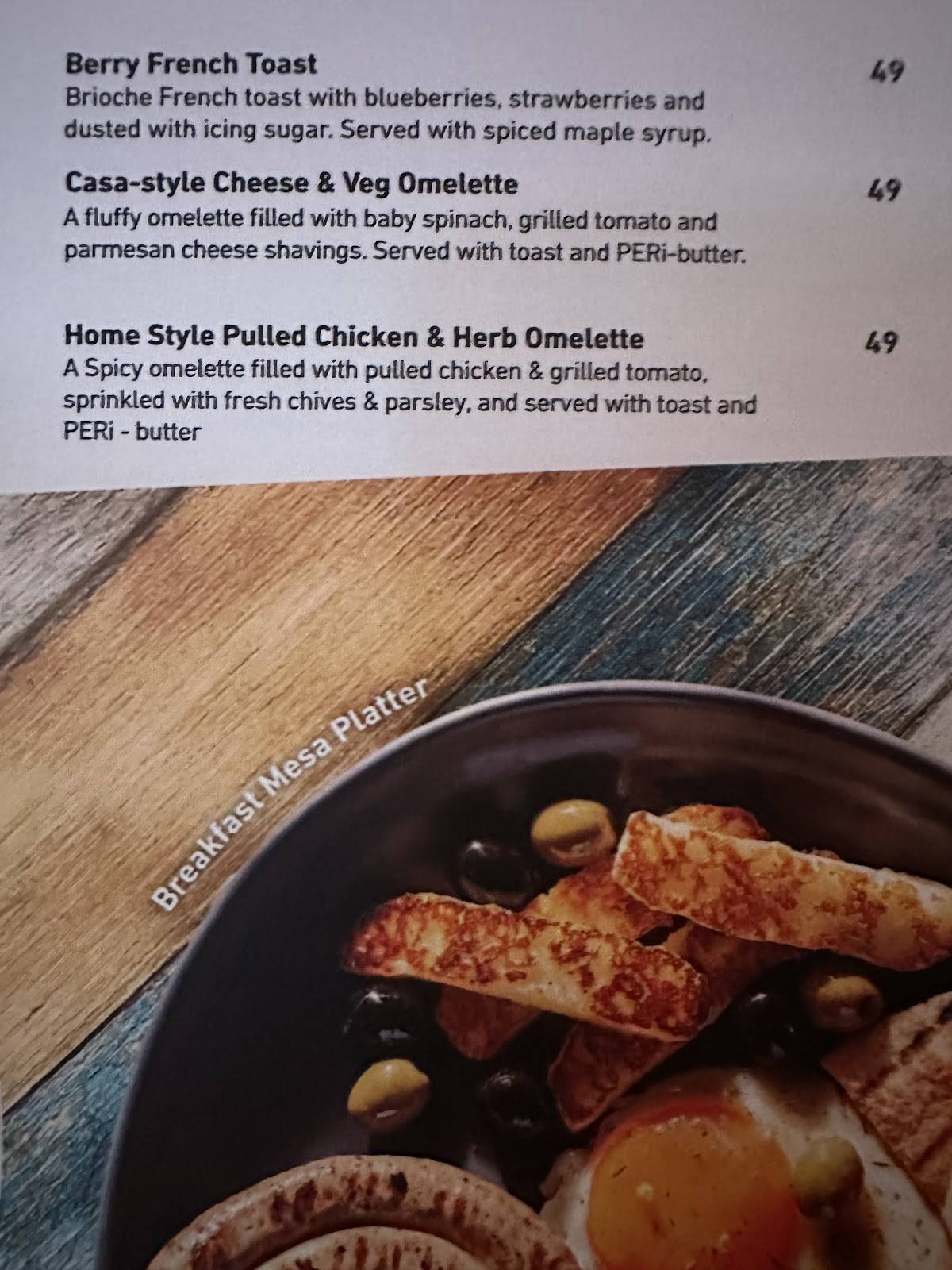 Carta del restaurante Nando's Ibn Battuta Mall, Dubai, Sheikh Zayed Rd ...