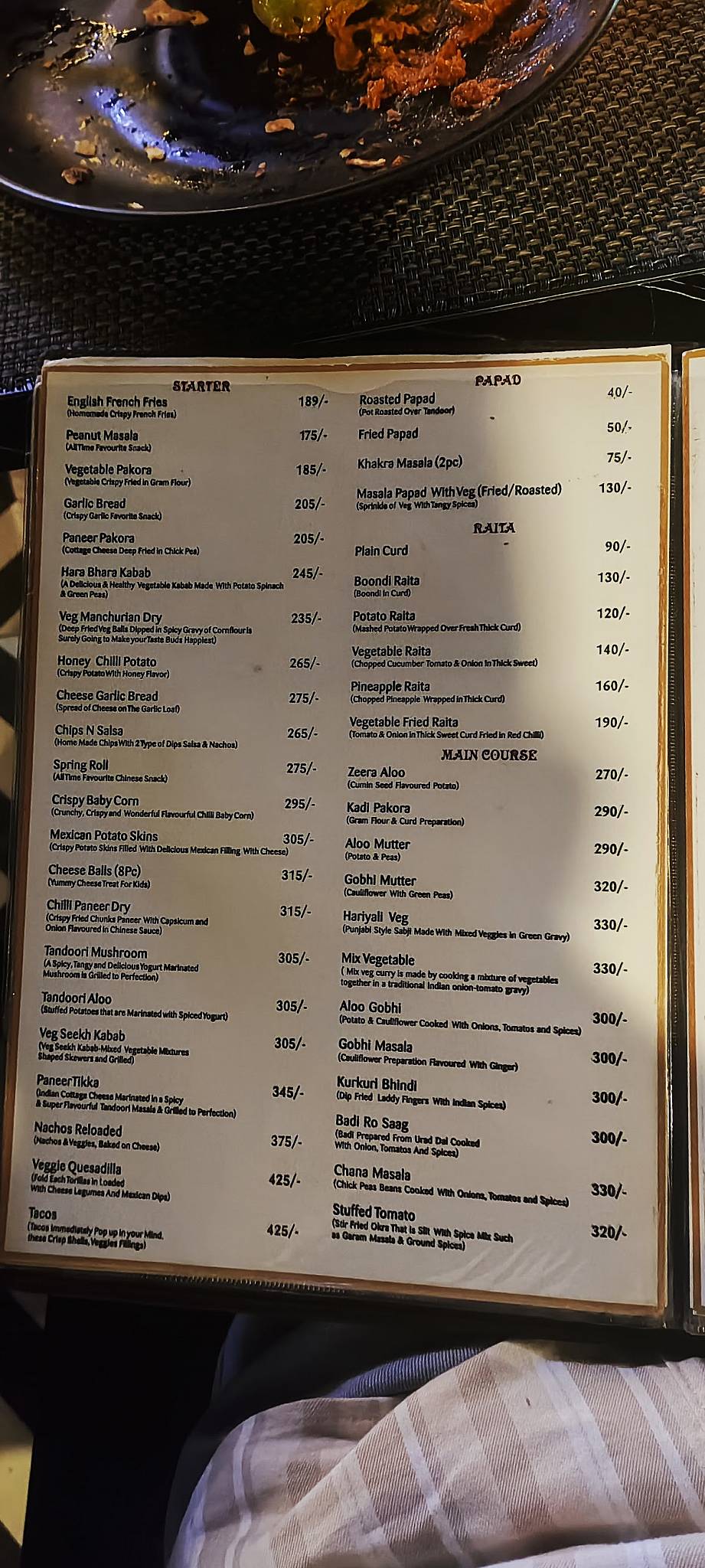Menu at Nebula Rooftop & Fine Dine Restaurant ( A Pure Veg. Family ...